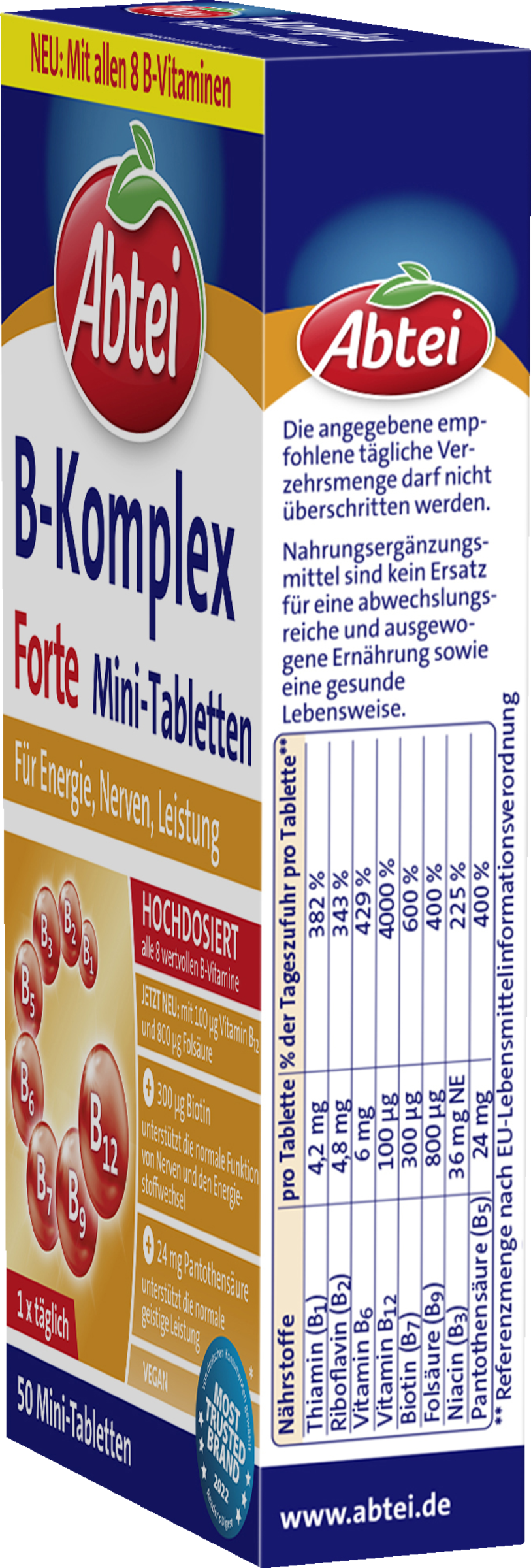 Abtei B-Komplex Forte Mini-Tabletten online kaufen | rossmann.de