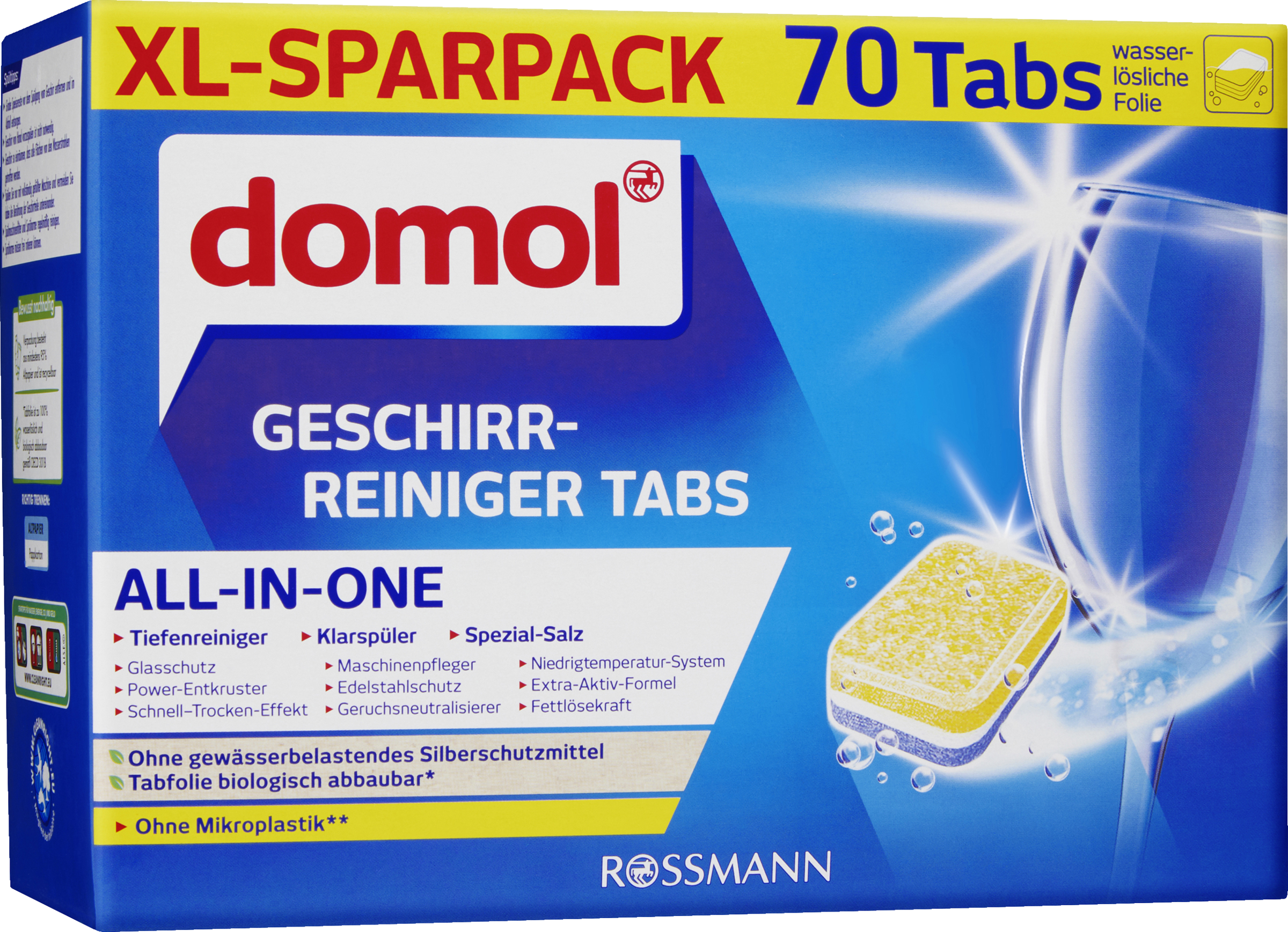 domol Geschirr-Reiniger Tabs All-in-one XL-Sparpack online kaufen ...