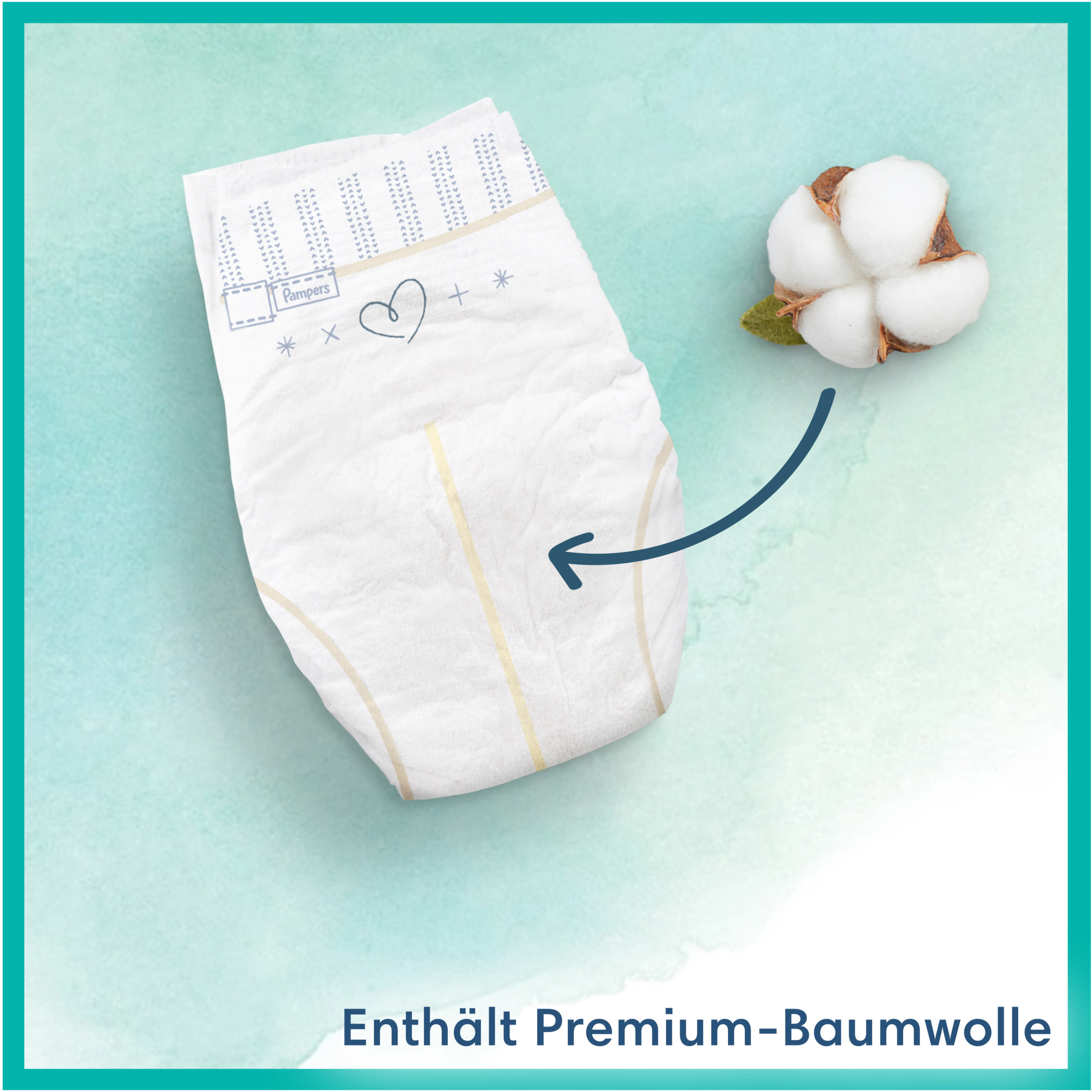 Pampers Harmonie Windeln Gr. 1 New Born (2-5 kg) Monatsbox 180 Stück ...