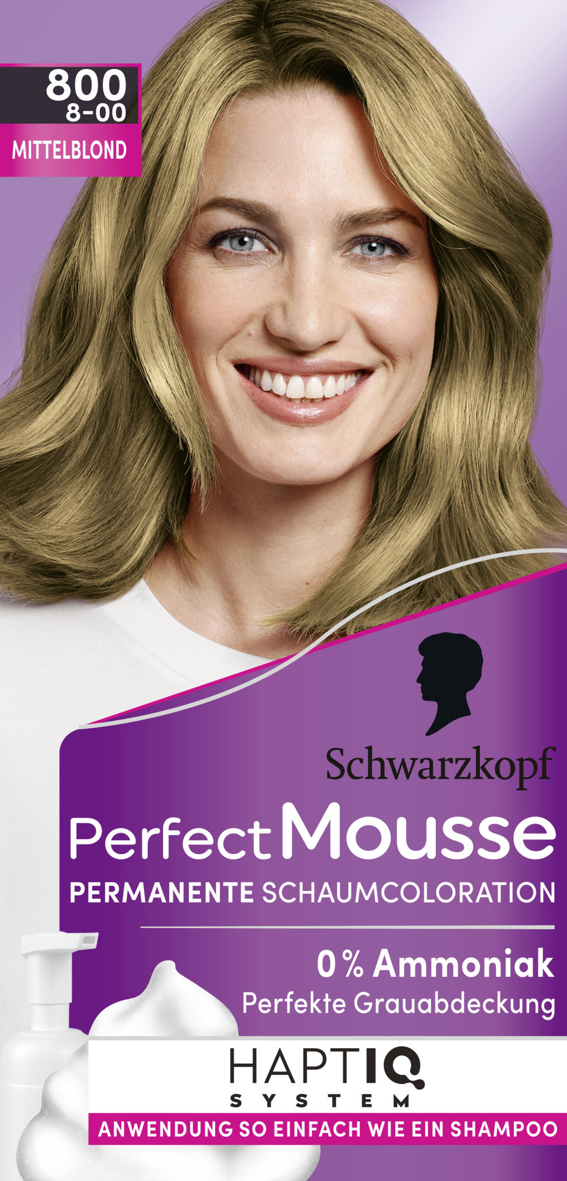Perfect Mousse Perfect Mousse Schaumcoloration 800 Mittelblond online ...
