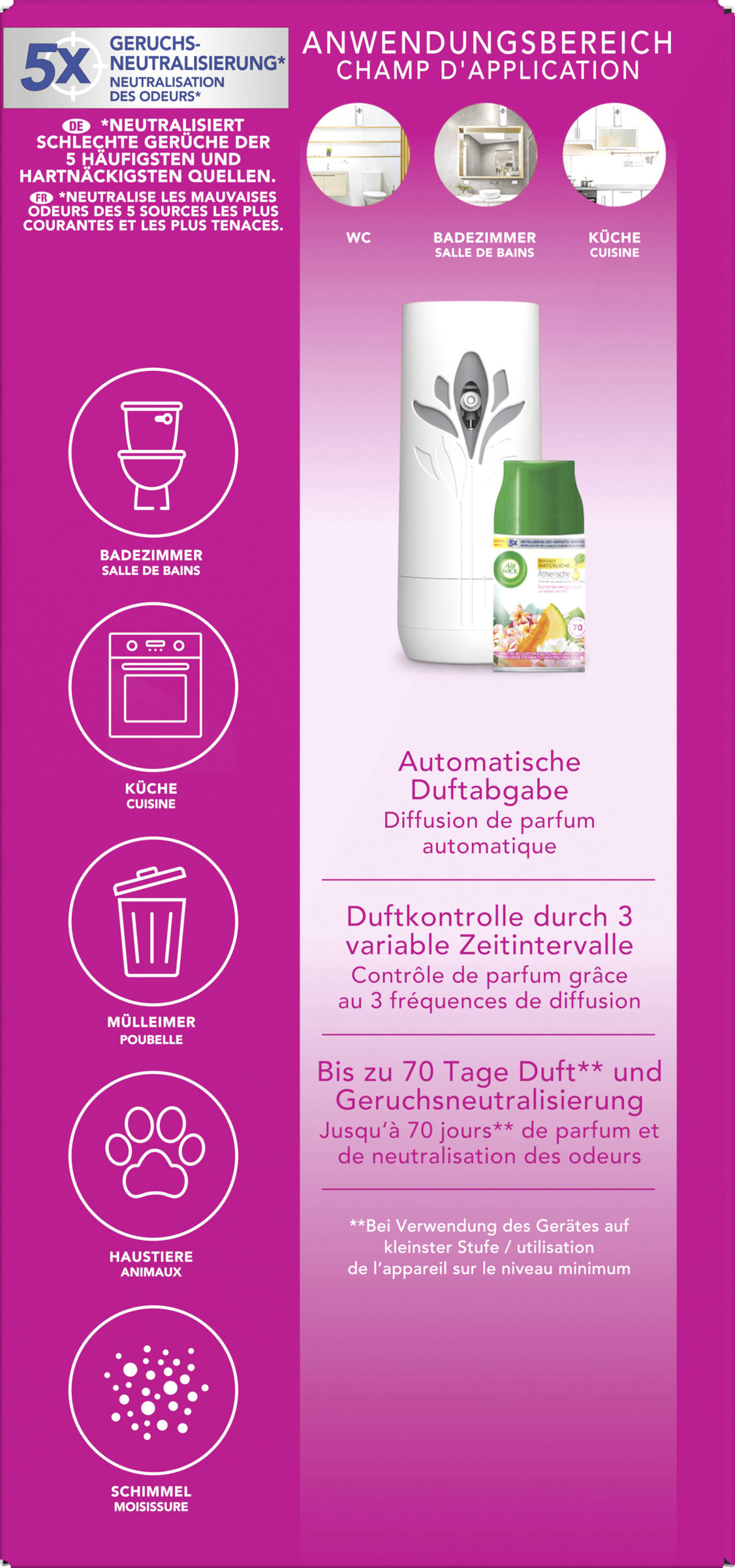 Air Wick Freshmatic Max automatisches Duftspray Sommervergnügen online ...