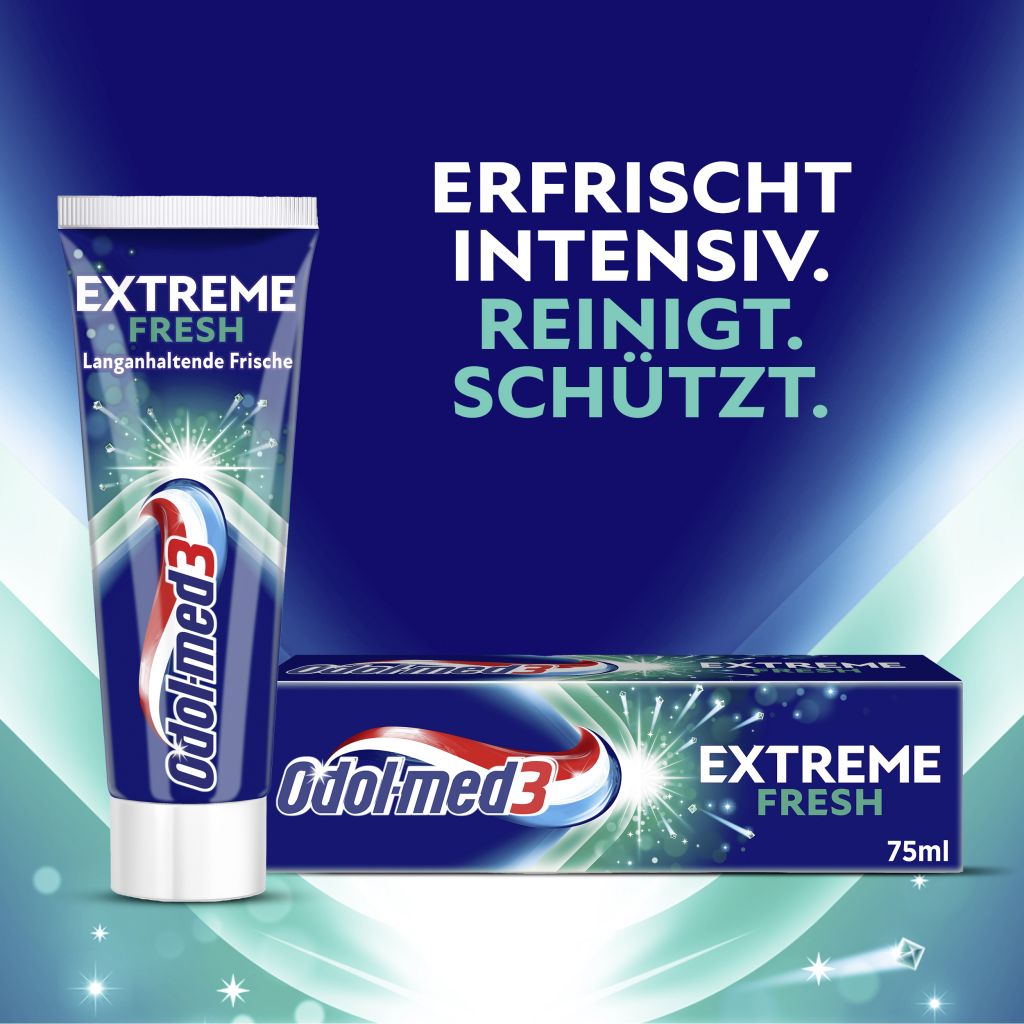 Odol med3 Extreme Fresh Langanhaltende Frische Zahncreme online kaufen ...