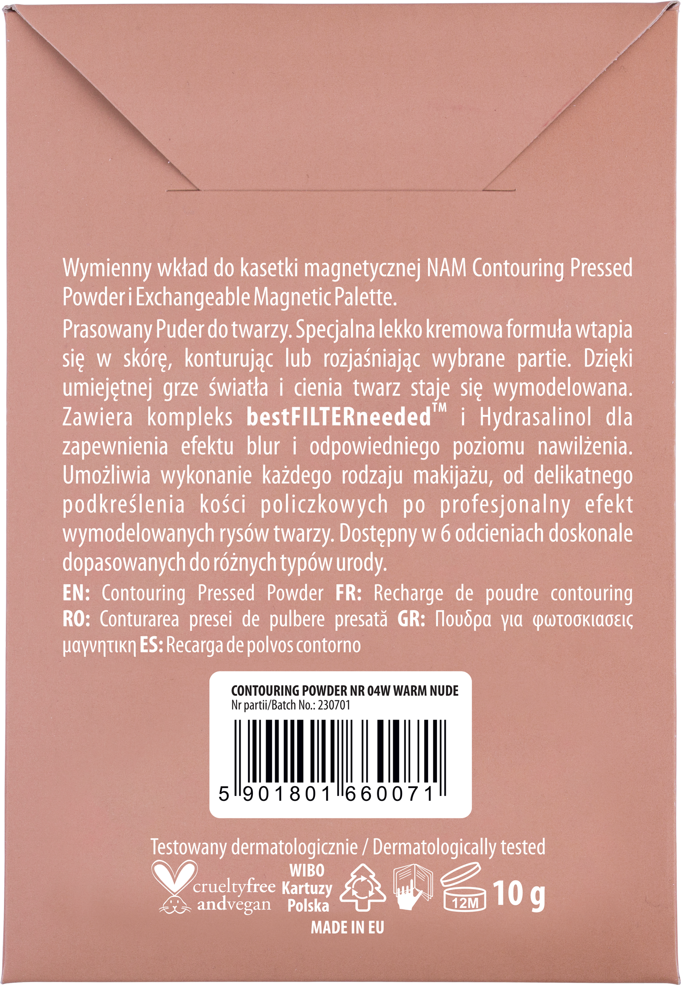 NAM Contouring Pressed Powder in a blister nr 4 online kaufen | rossmann.de