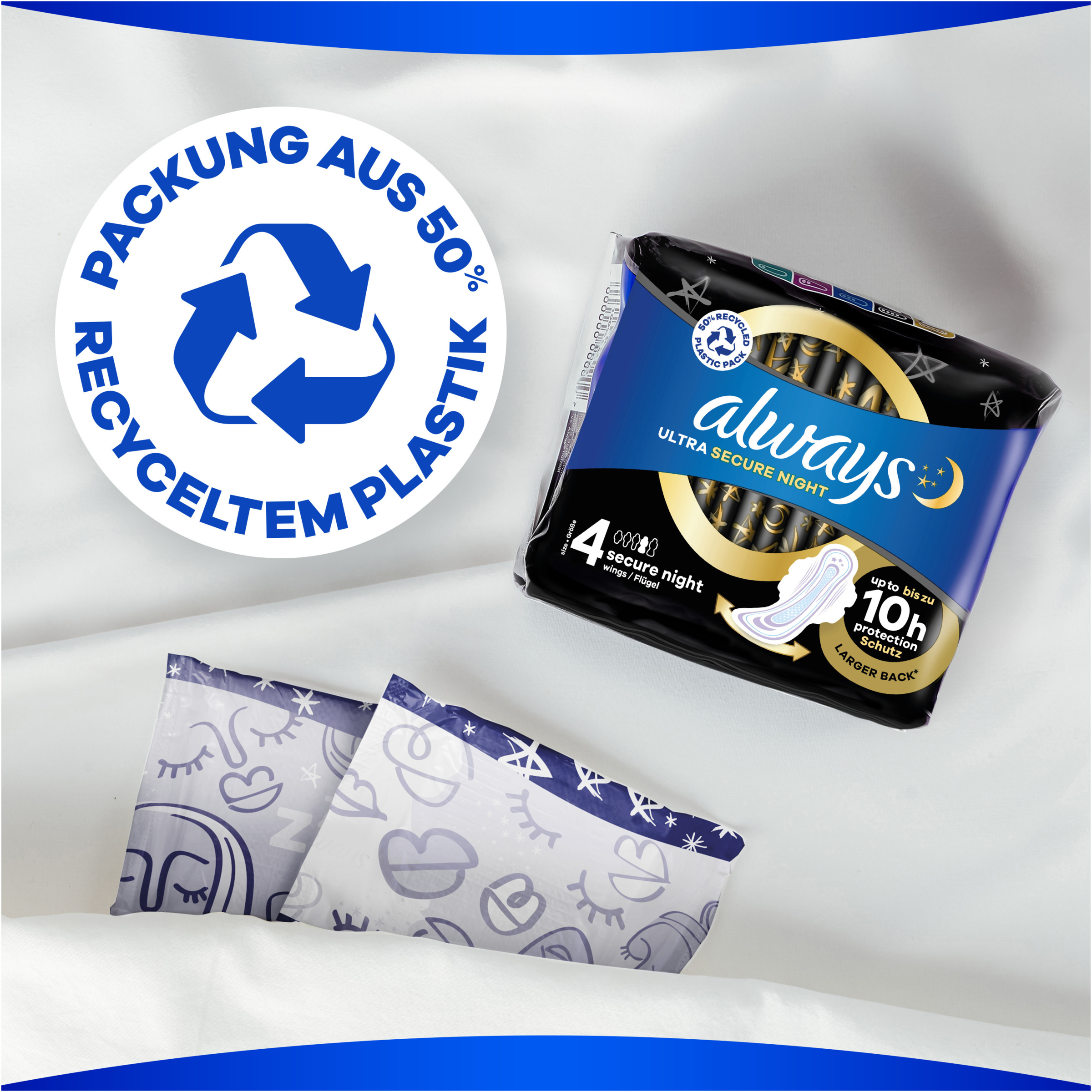 Always Ultra Secure Night Binden mit Flügeln online kaufen | rossmann.de