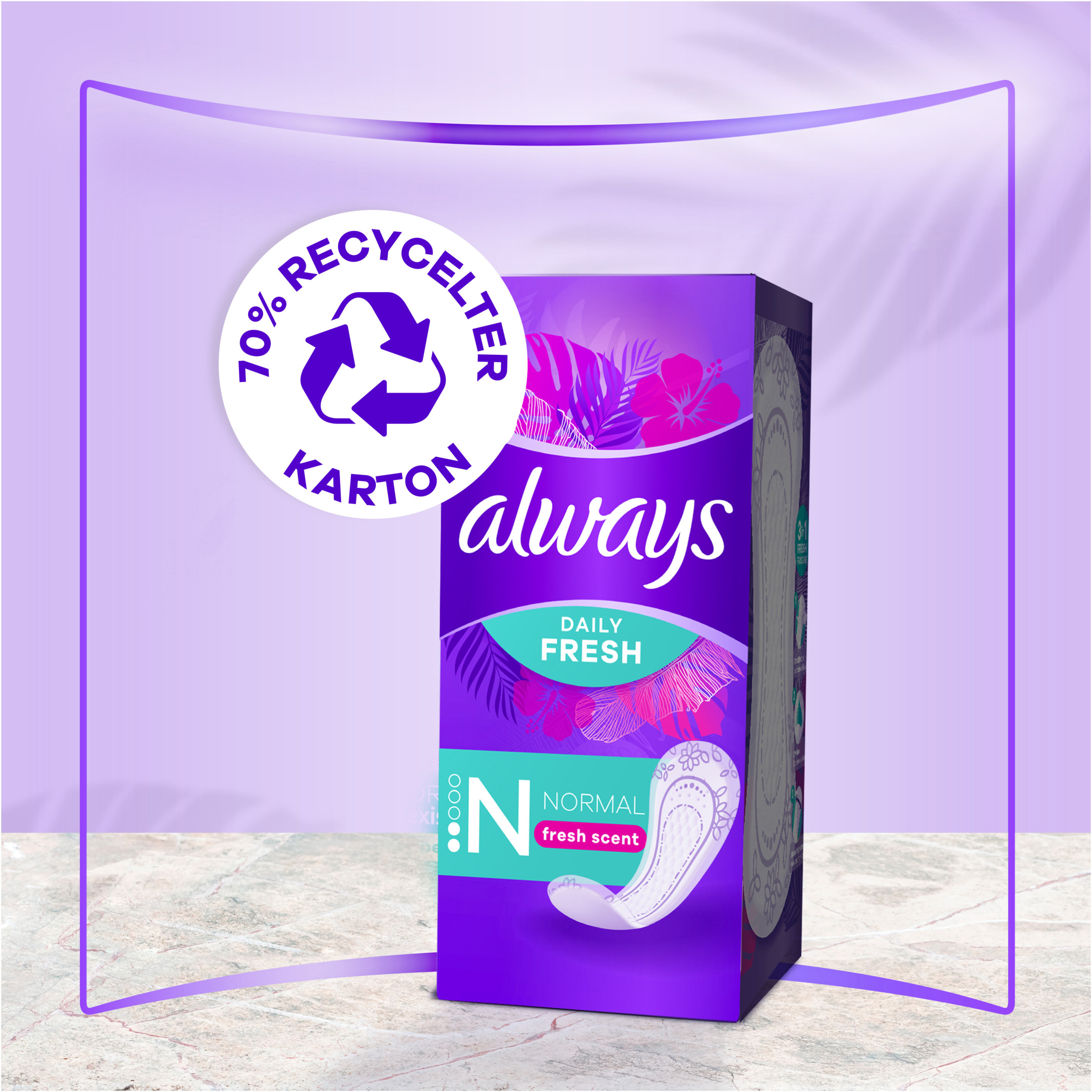 Always Daily Fresh Slipeinlagen Normal mit Frischeduft Big Pack online ...
