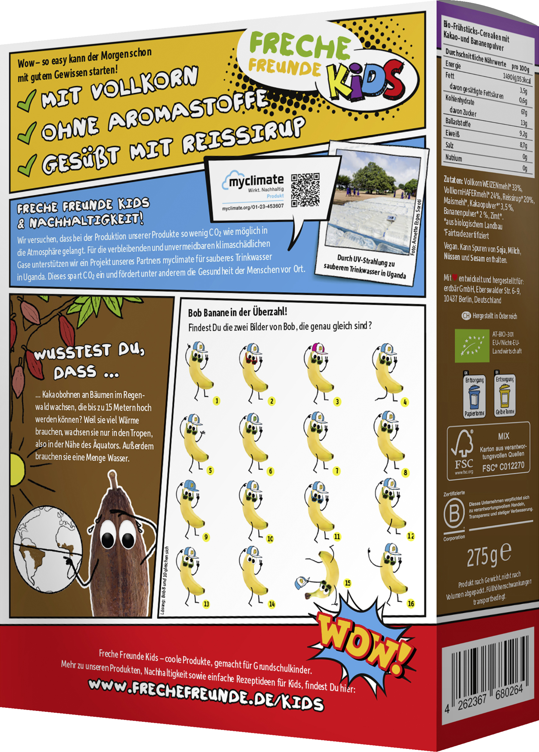 Freche Freunde Bio Bobs Schoko Chips Kakao & Banane online kaufen ...