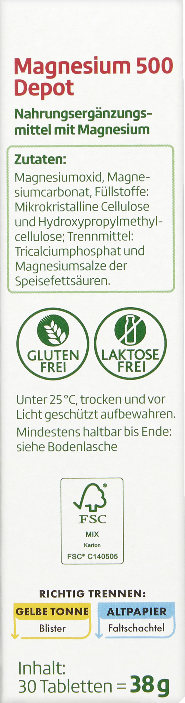 altapharma Magnesium 500 Depot online kaufen | rossmann.de