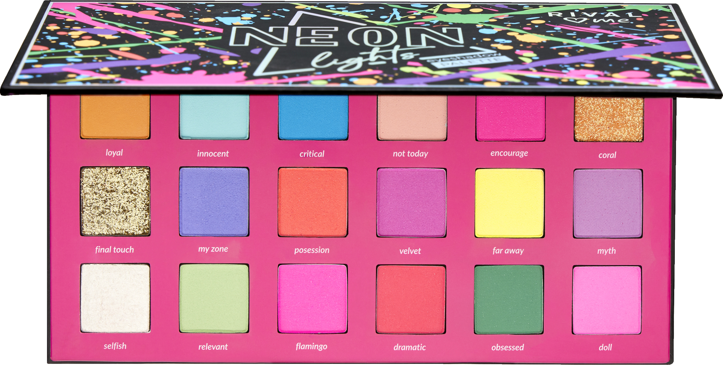 RIVAL loves me Eyeshadow Palette 08 neon lights online kaufen | rossmann.de