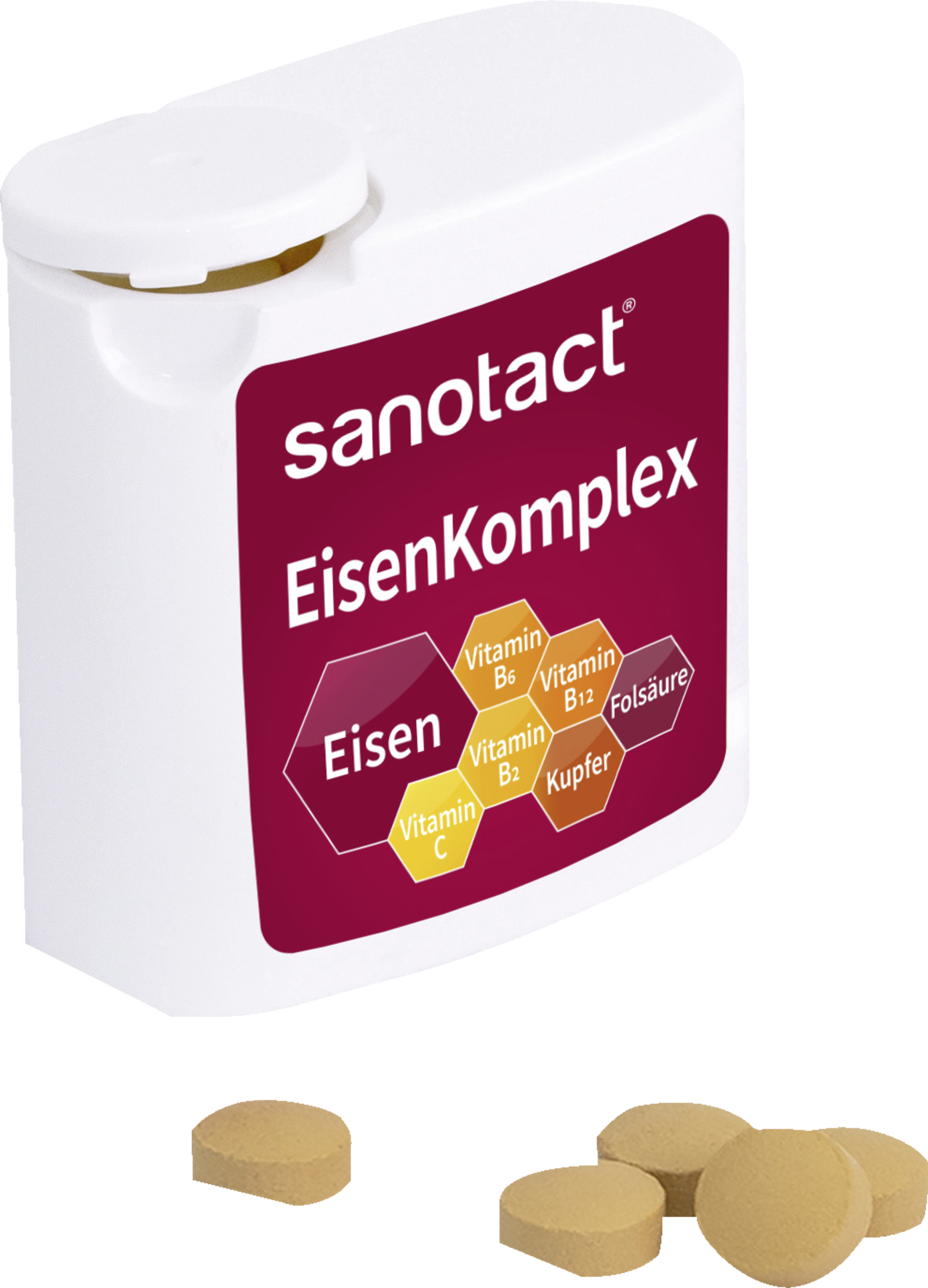 sanotact® Eisen Komplex Mini-Tabletten online kaufen | rossmann.de