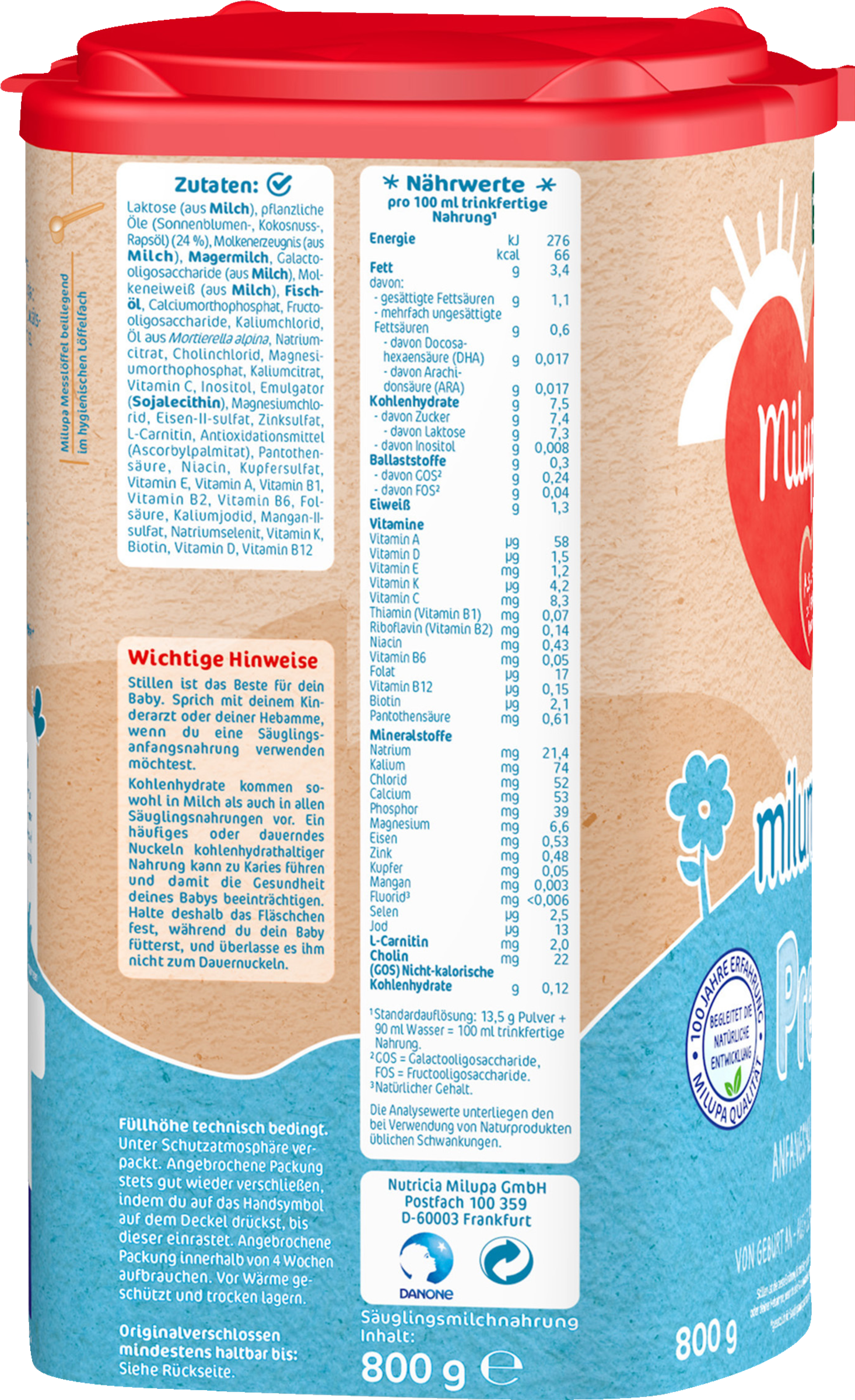 Milupa Milumil Pre Anfangsmilch von Geburt an online kaufen | rossmann.de