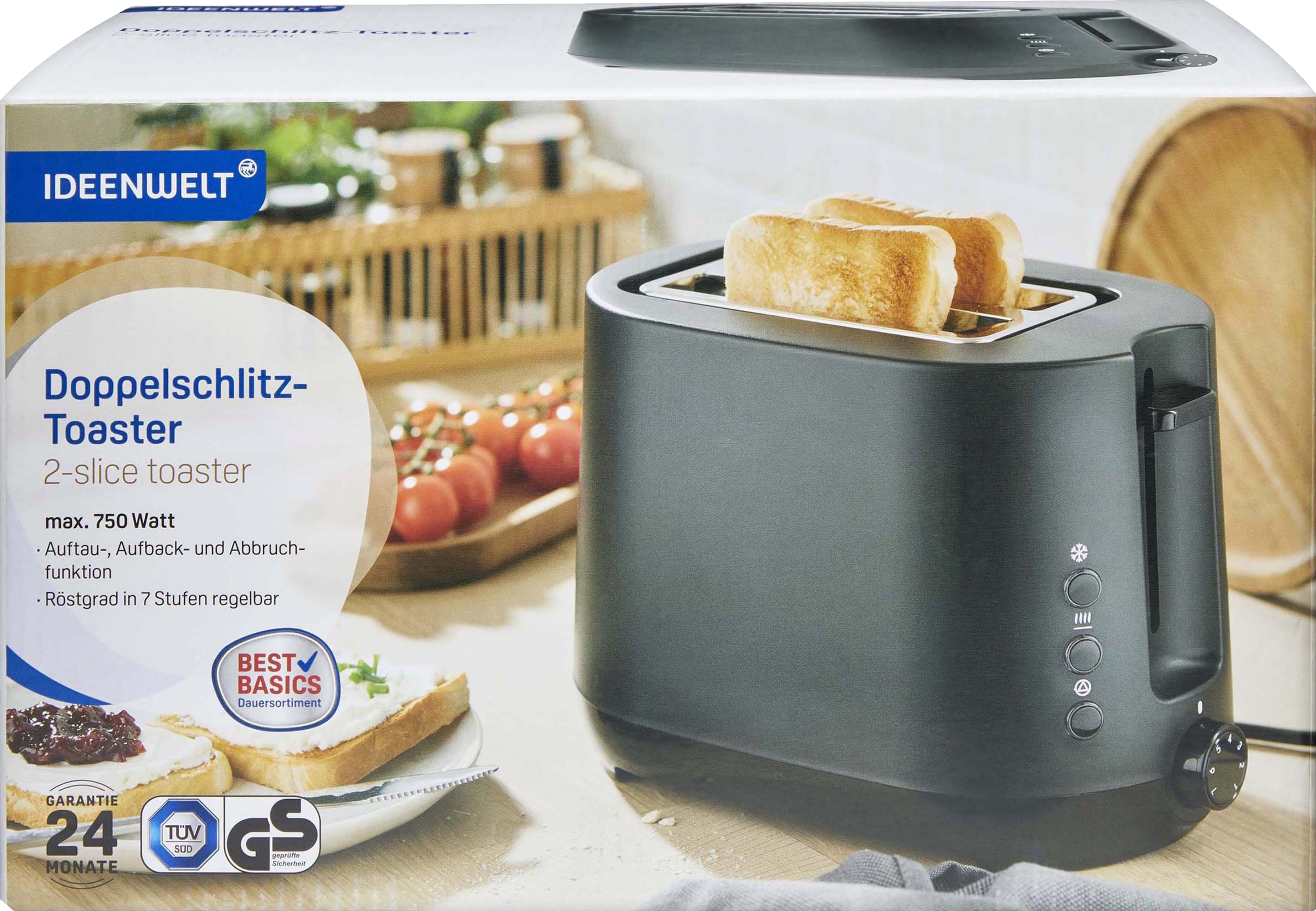 IDEENWELT Best Basics Doppelschlitz-Toaster online kaufen | rossmann.de