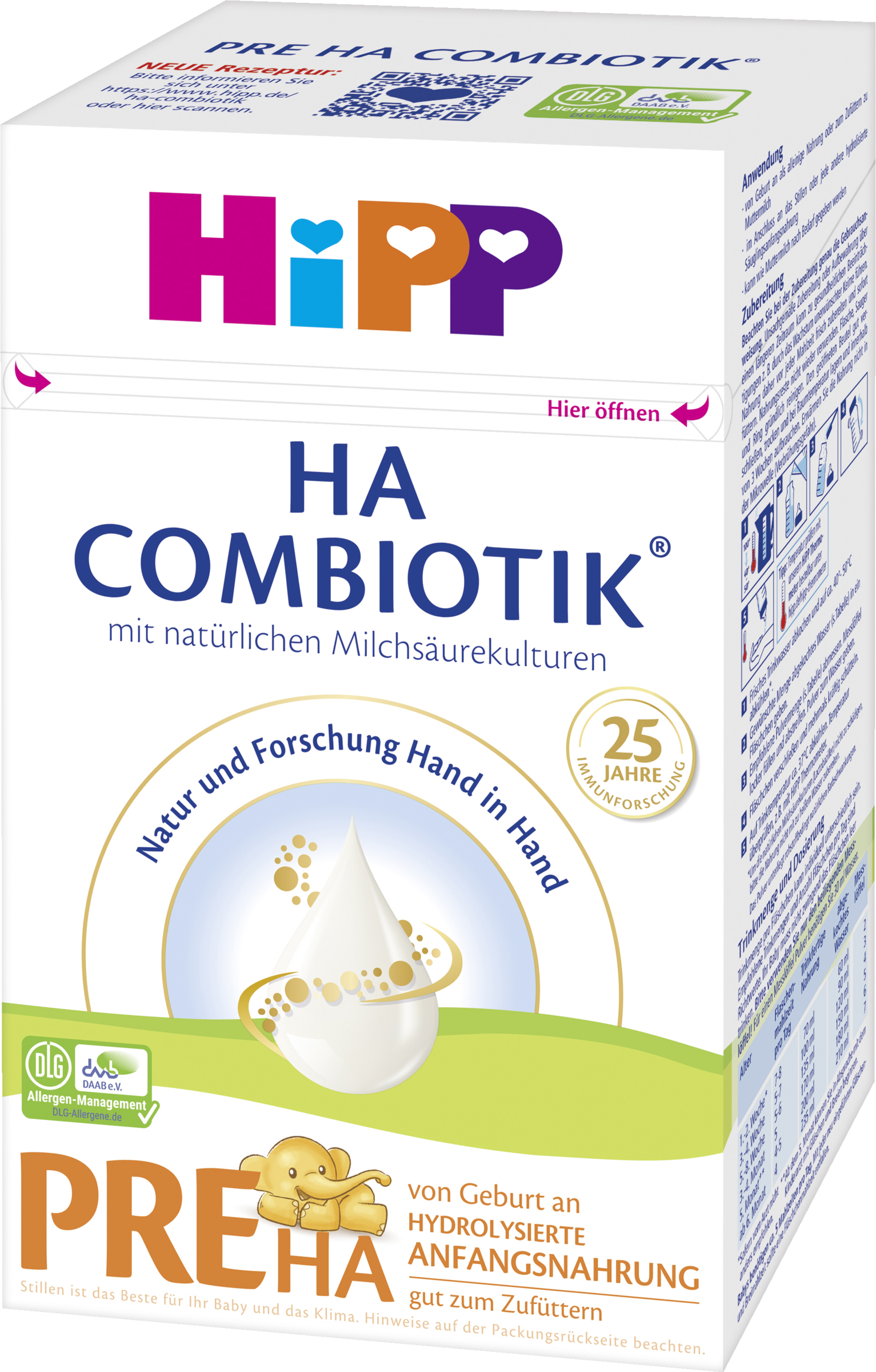 HiPP PRE HA Combiotik Anfangsnahrung von Geburt an online kaufen ...