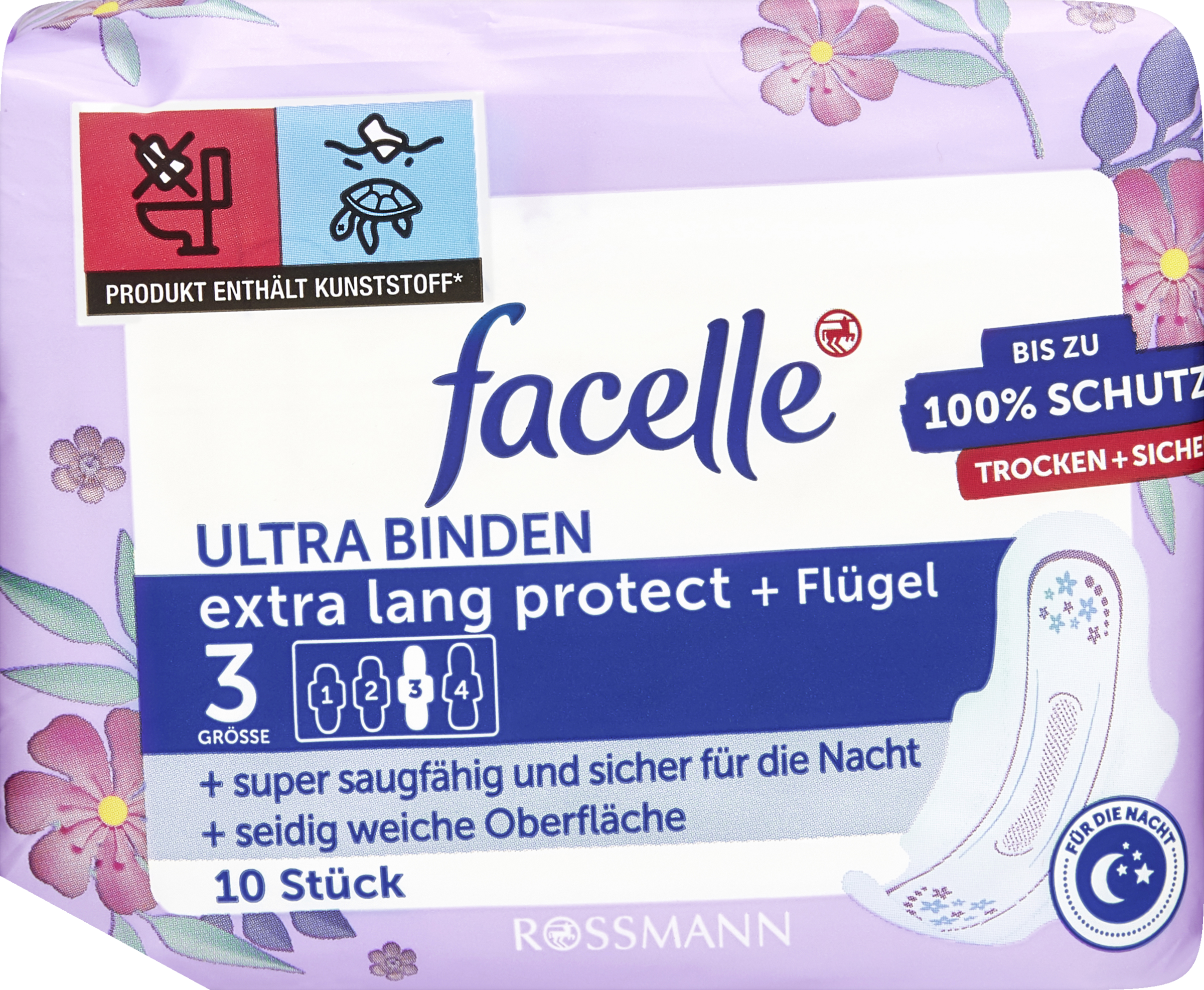 facelle Ultra-Binden extra lang protect + Flügel online kaufen ...