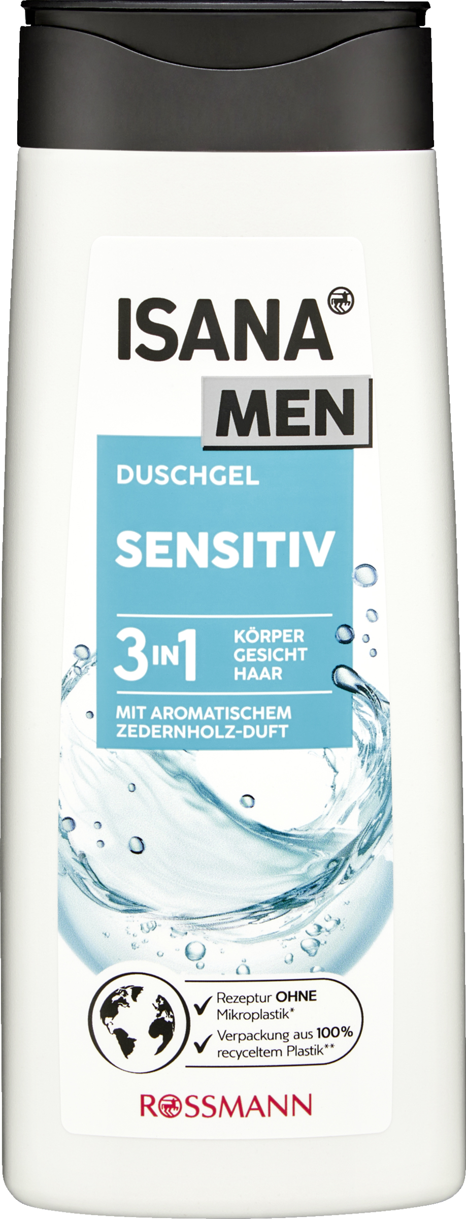 ISANA MEN 3in1 Duschgel sensitiv online kaufen | rossmann.de