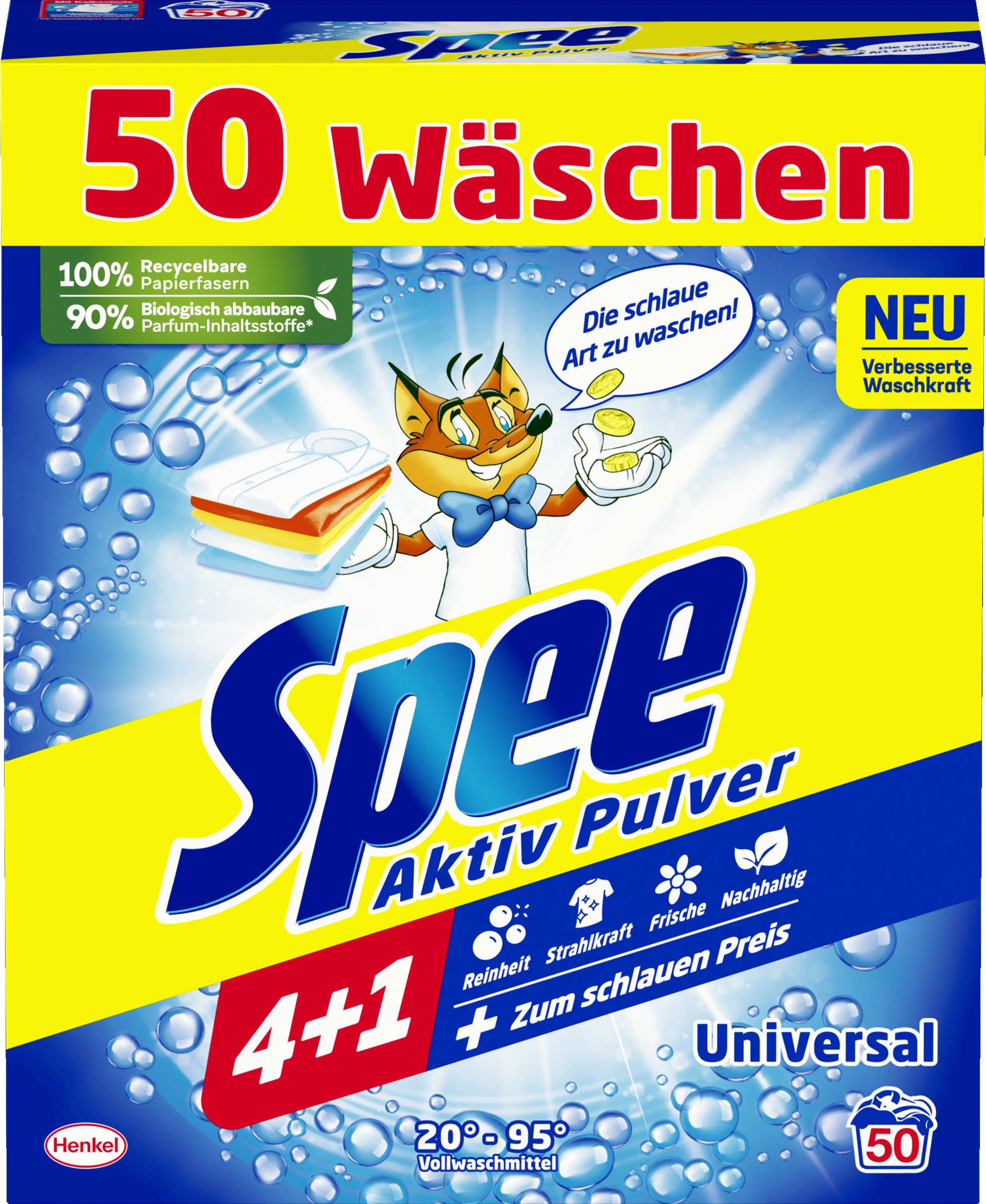 Spee 4+1 Aktiv Pulver Universal Vollwaschmittel 50 WL online kaufen ...