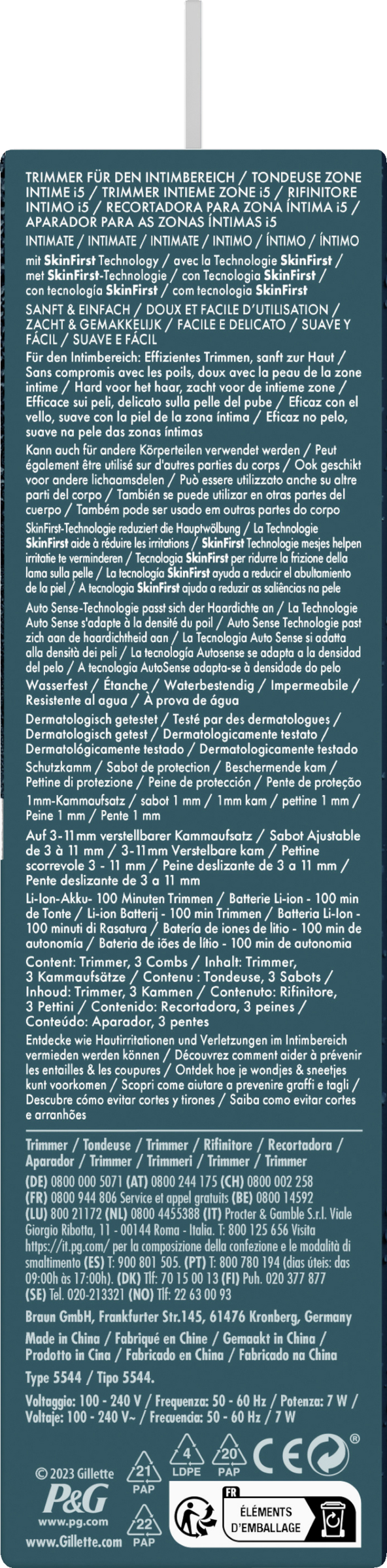 Gillette Intimate Trimmer i5 online kaufen | rossmann.de