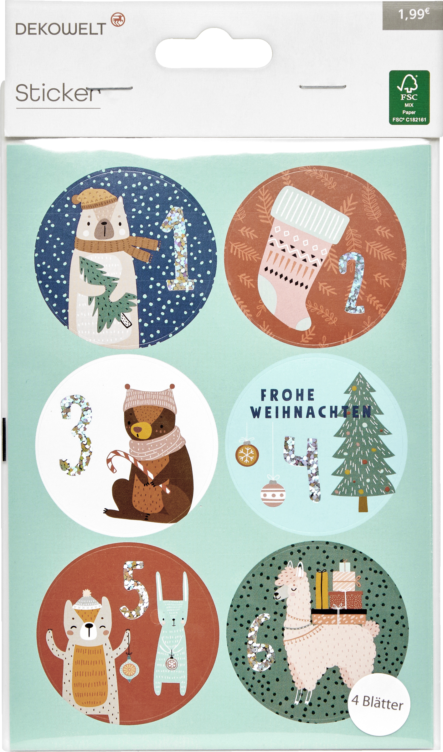DEKOWELT Adventskalender Sticker | rossmann.de
