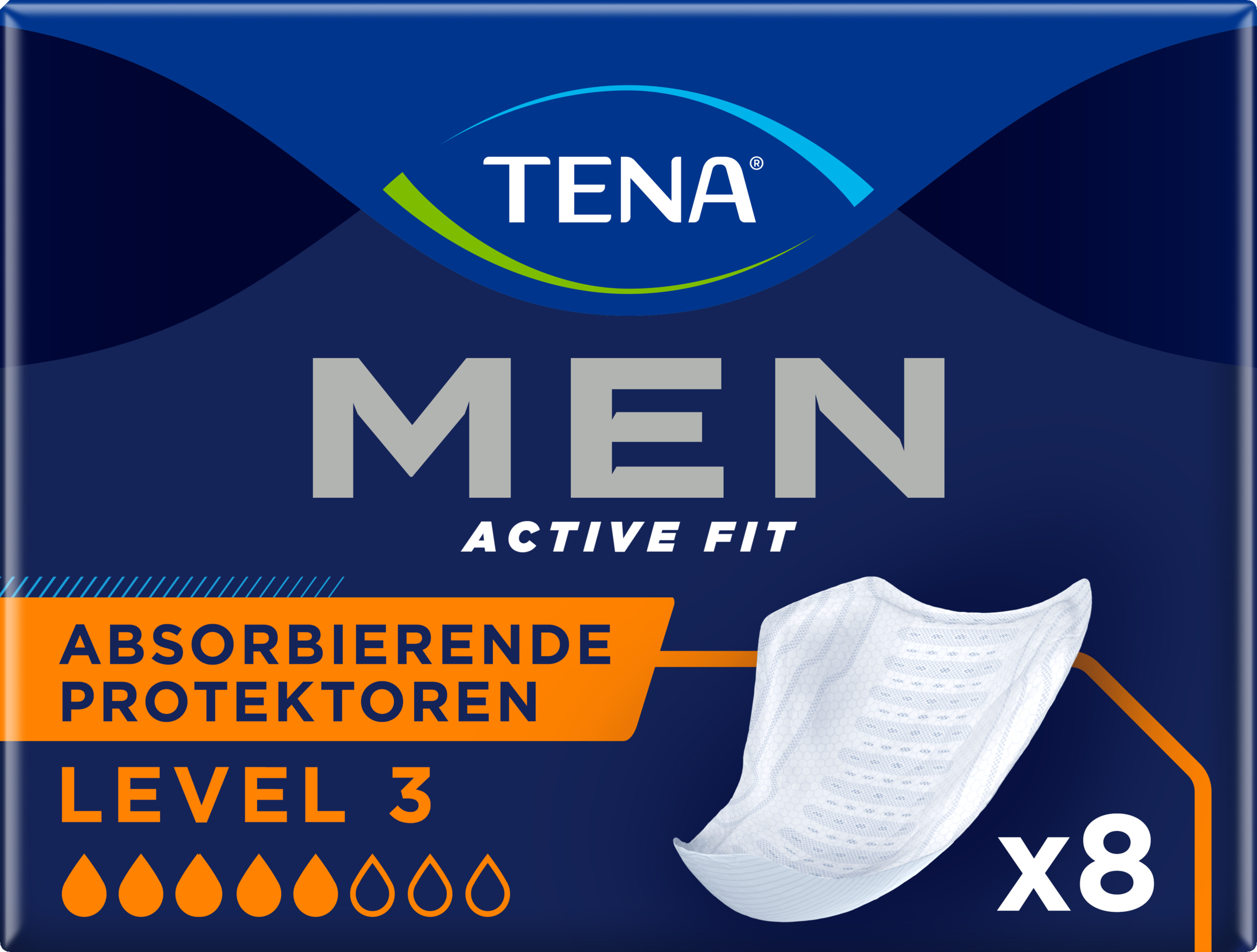 TENA Men Active Fit Absorbierende Protektoren Einlagen Level 3 online ...