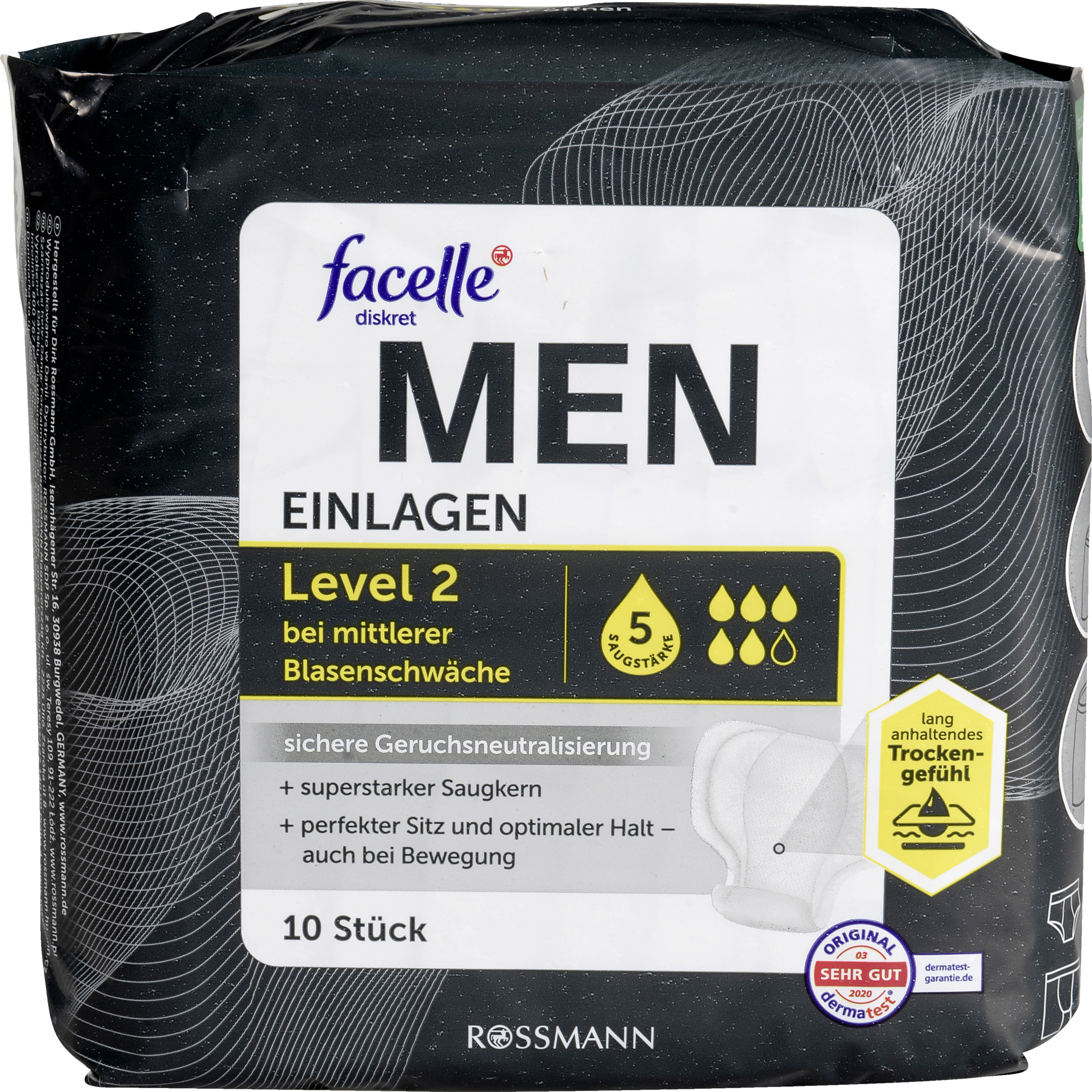 facelle diskret MEN Einlagen Level 2 online kaufen | rossmann.de