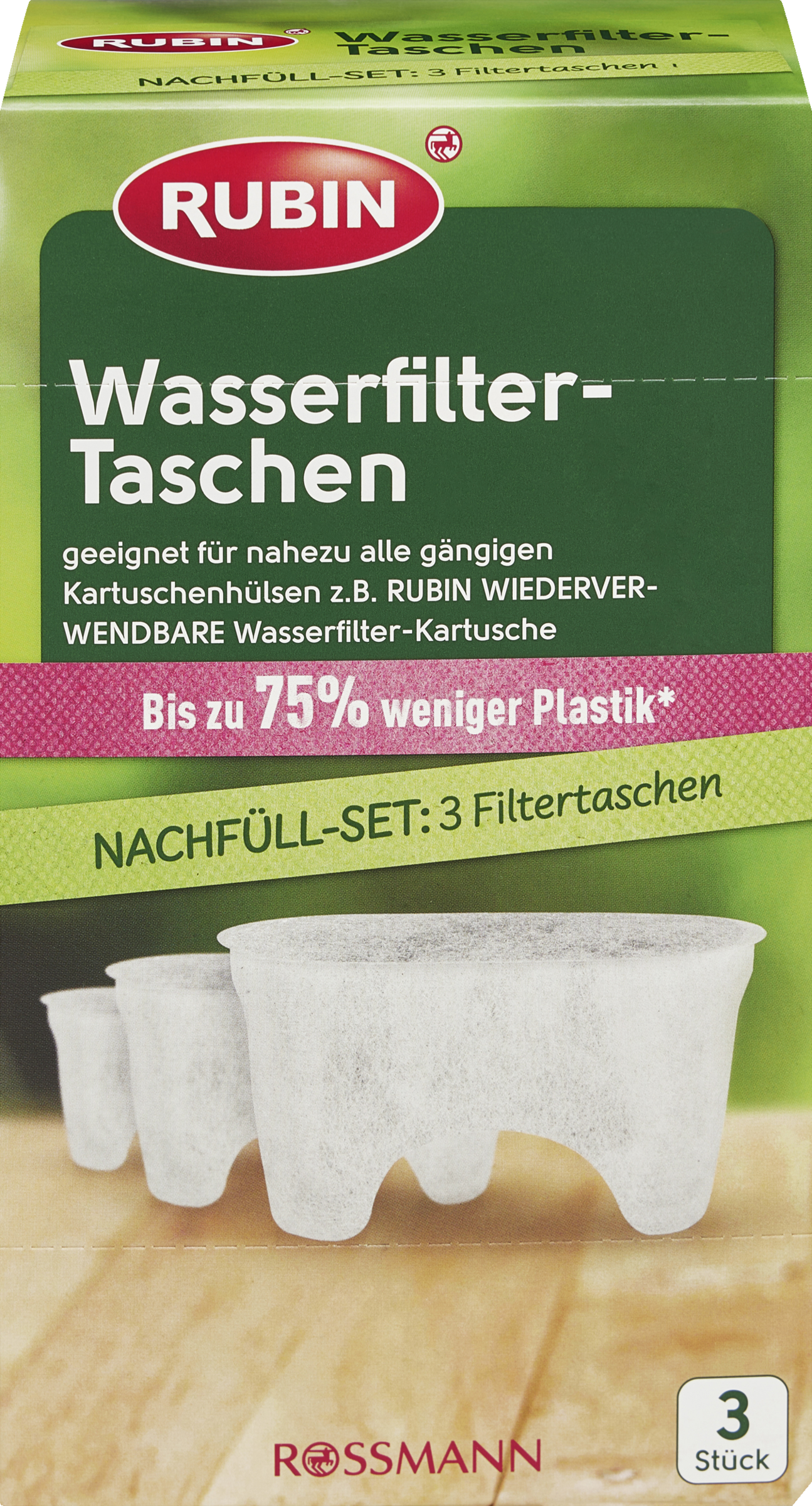 RUBIN Wasserfilter-Taschen Nachfüll-Set online kaufen | rossmann.de