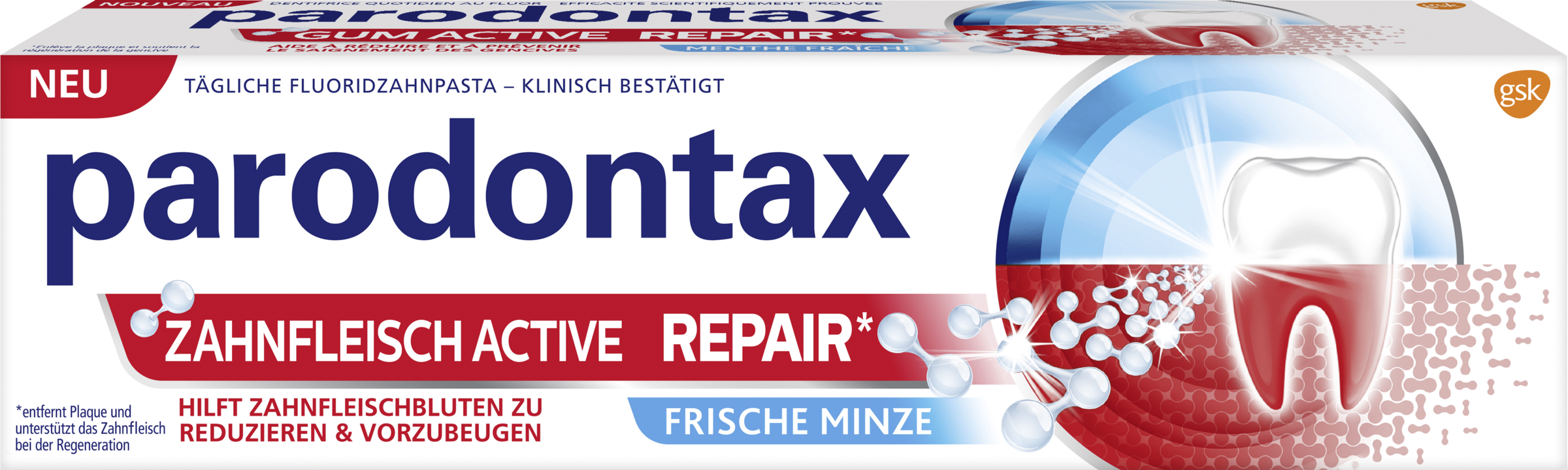 Parodontax Zahnfleisch Active Repair Zahnpasta online kaufen | rossmann.de