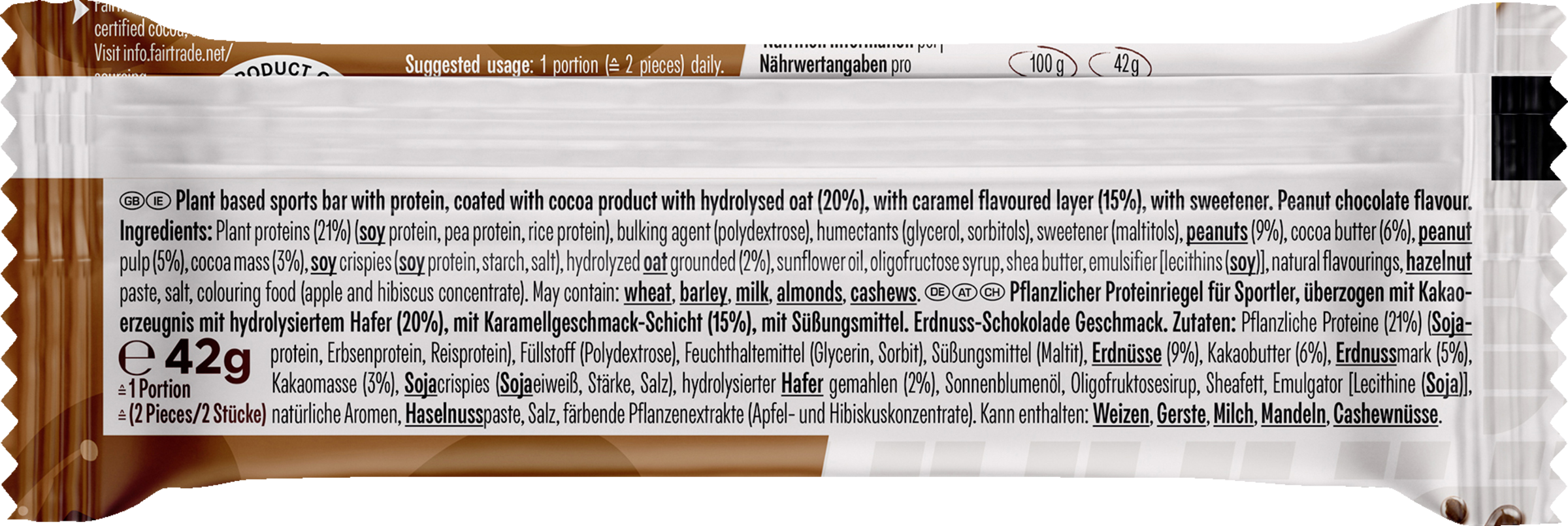 PowerBar Protein+ Vegan Peanut Choc online kaufen | rossmann.de