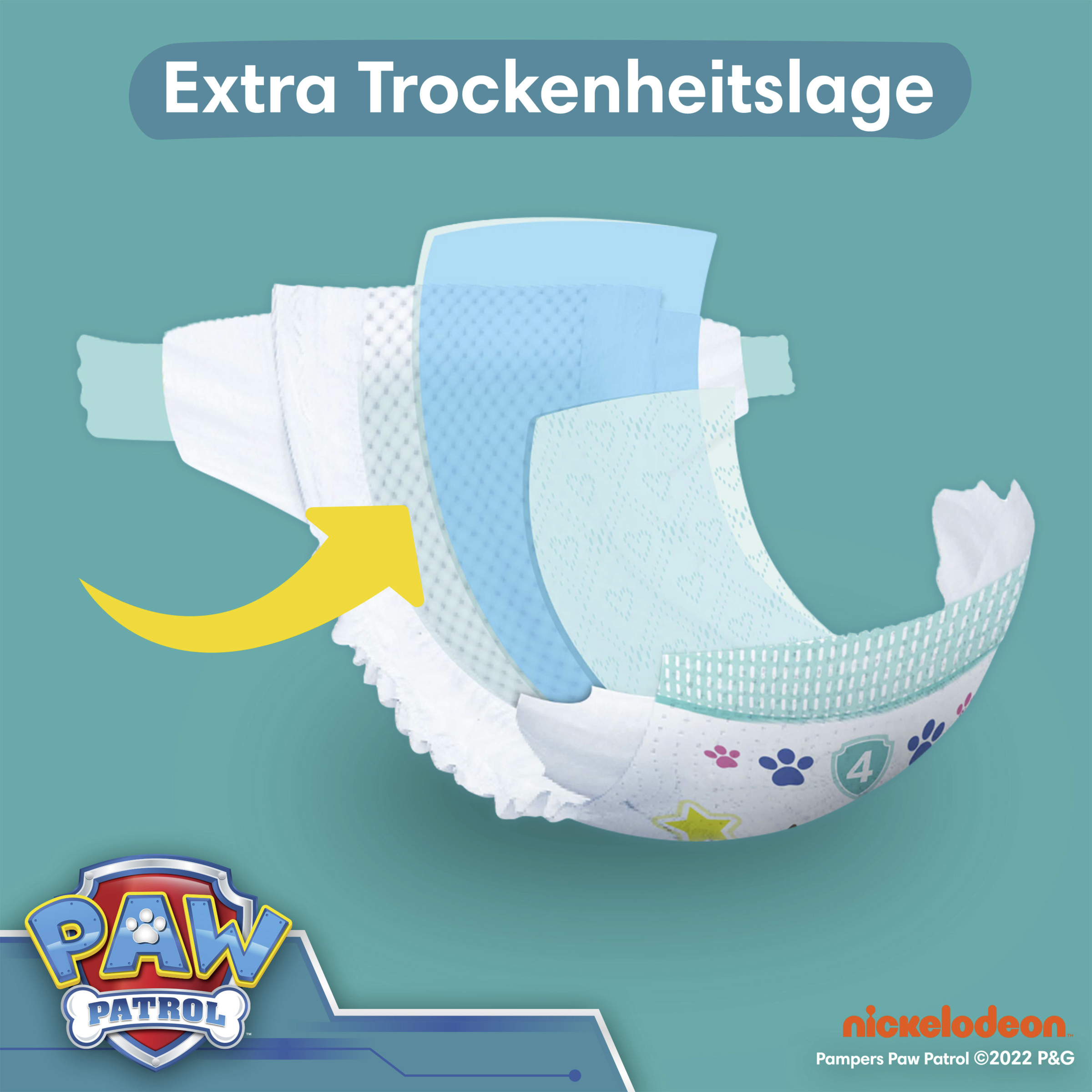 Pampers Baby Dry Windeln Paw Patrol Gr. 6 Extra Large (13-18 kg ...