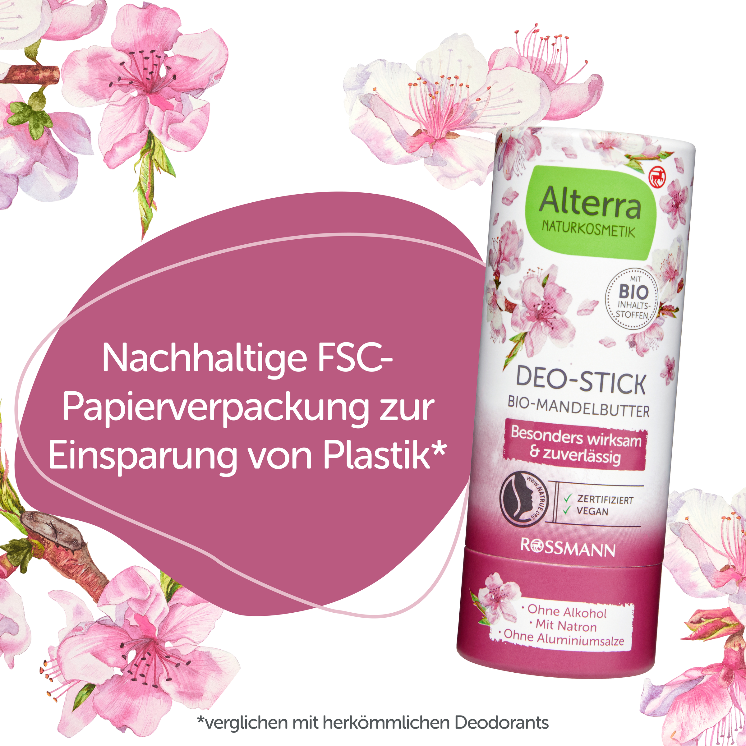 Alterra NATURKOSMETIK Deo-Stick Bio-Mandelbutter online kaufen ...