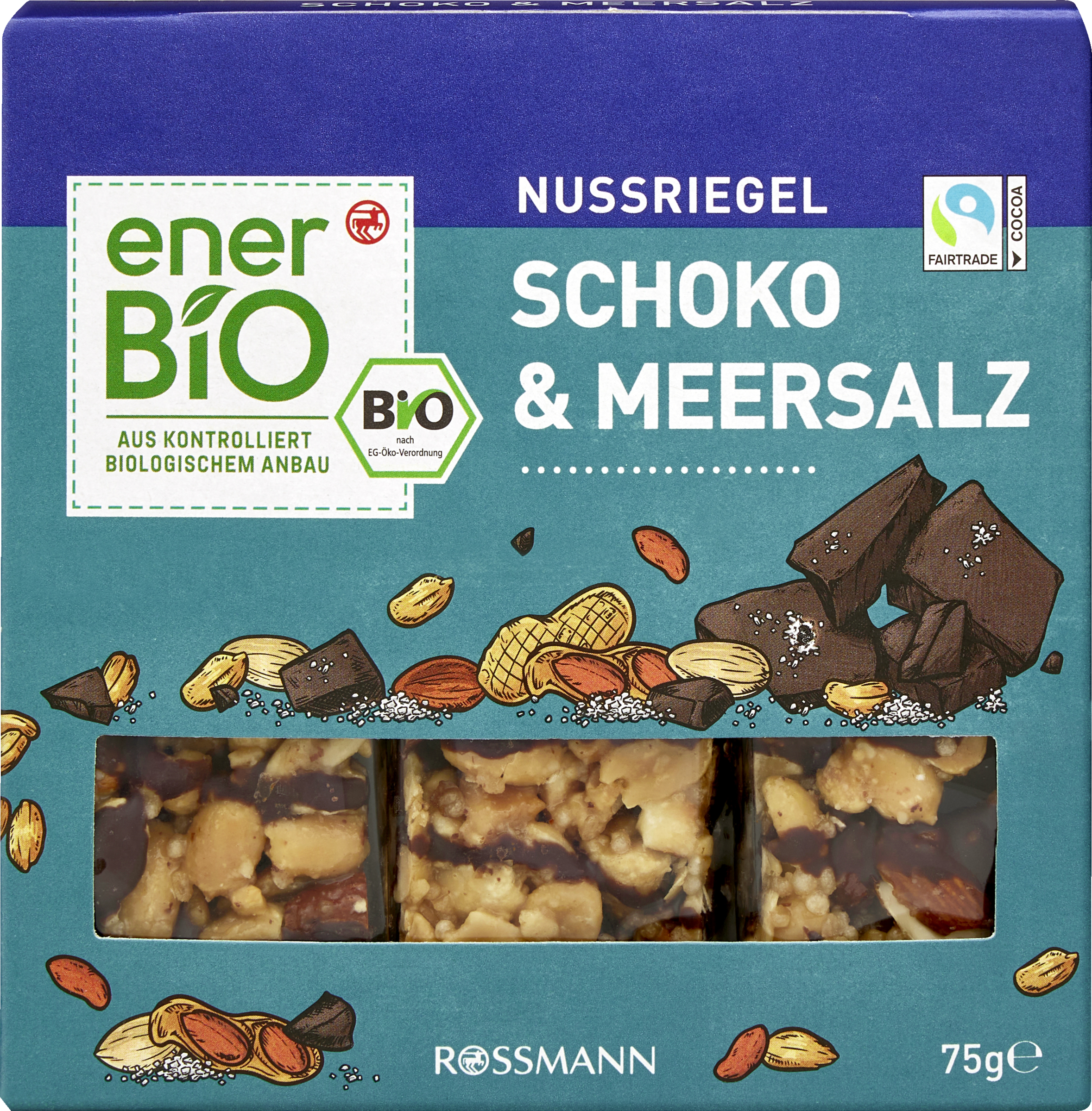 enerBiO Nussriegel Schoko & Meersalz (3 Riegel) online kaufen | rossmann.de