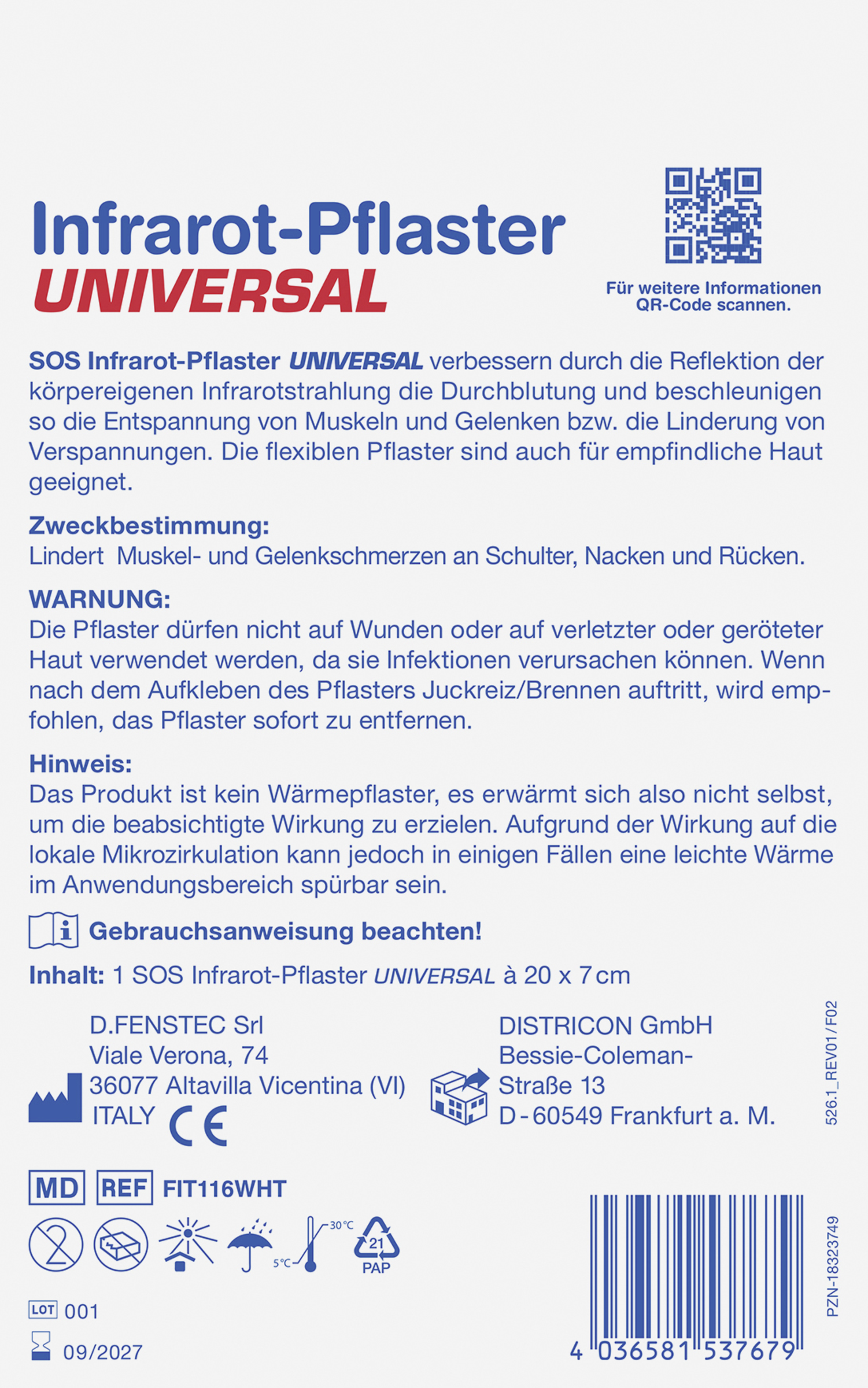 SOS Infrarot-Pflaster Universal online kaufen | rossmann.de
