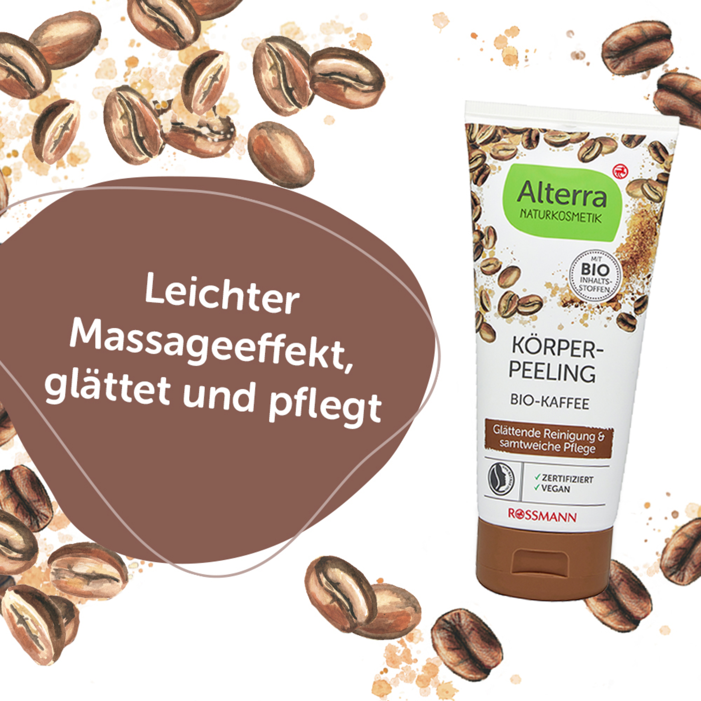 Alterra NATURKOSMETIK Körper-Peeling Bio-Kaffee online kaufen | rossmann.de