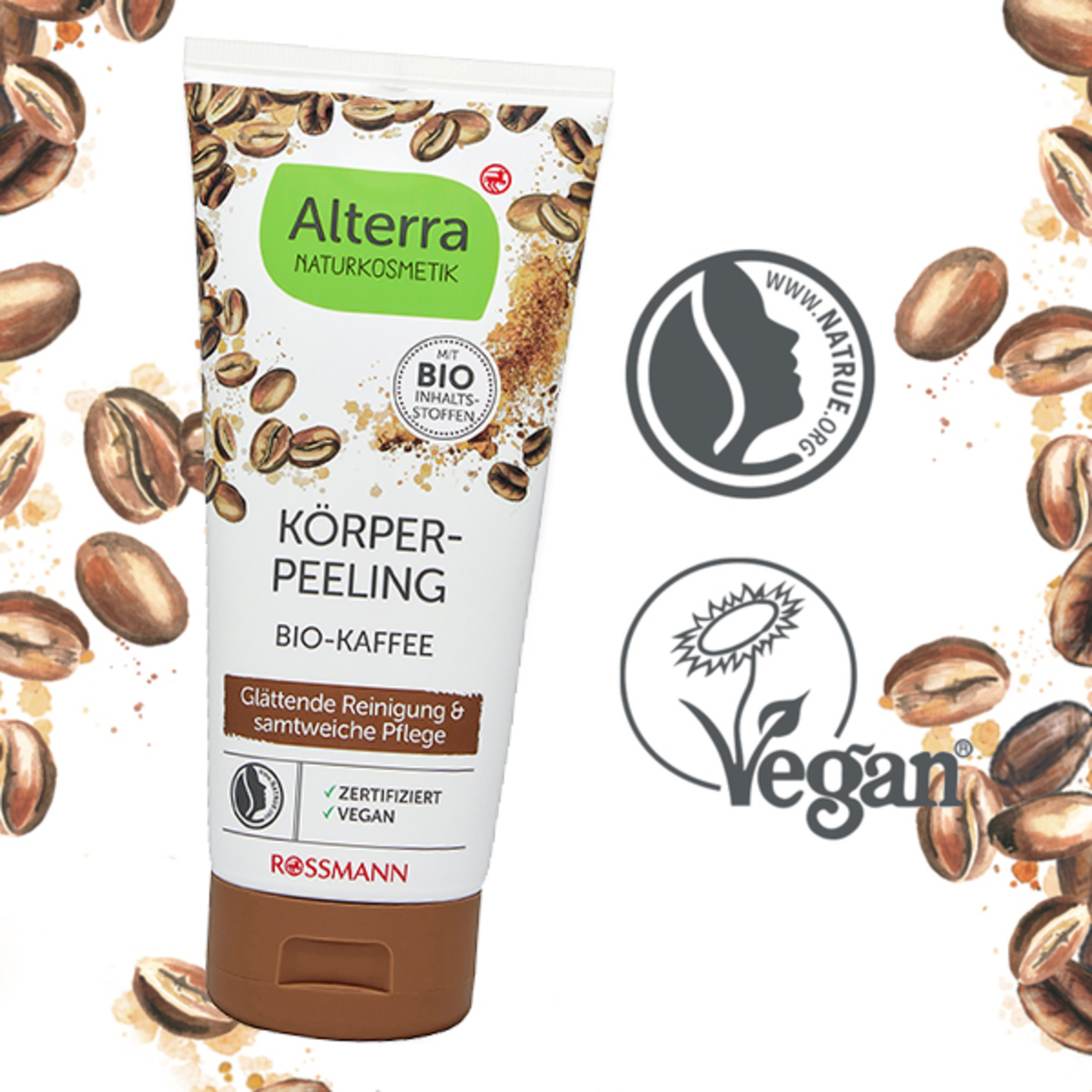 Alterra NATURKOSMETIK Körper-Peeling Bio-Kaffee online kaufen | rossmann.de