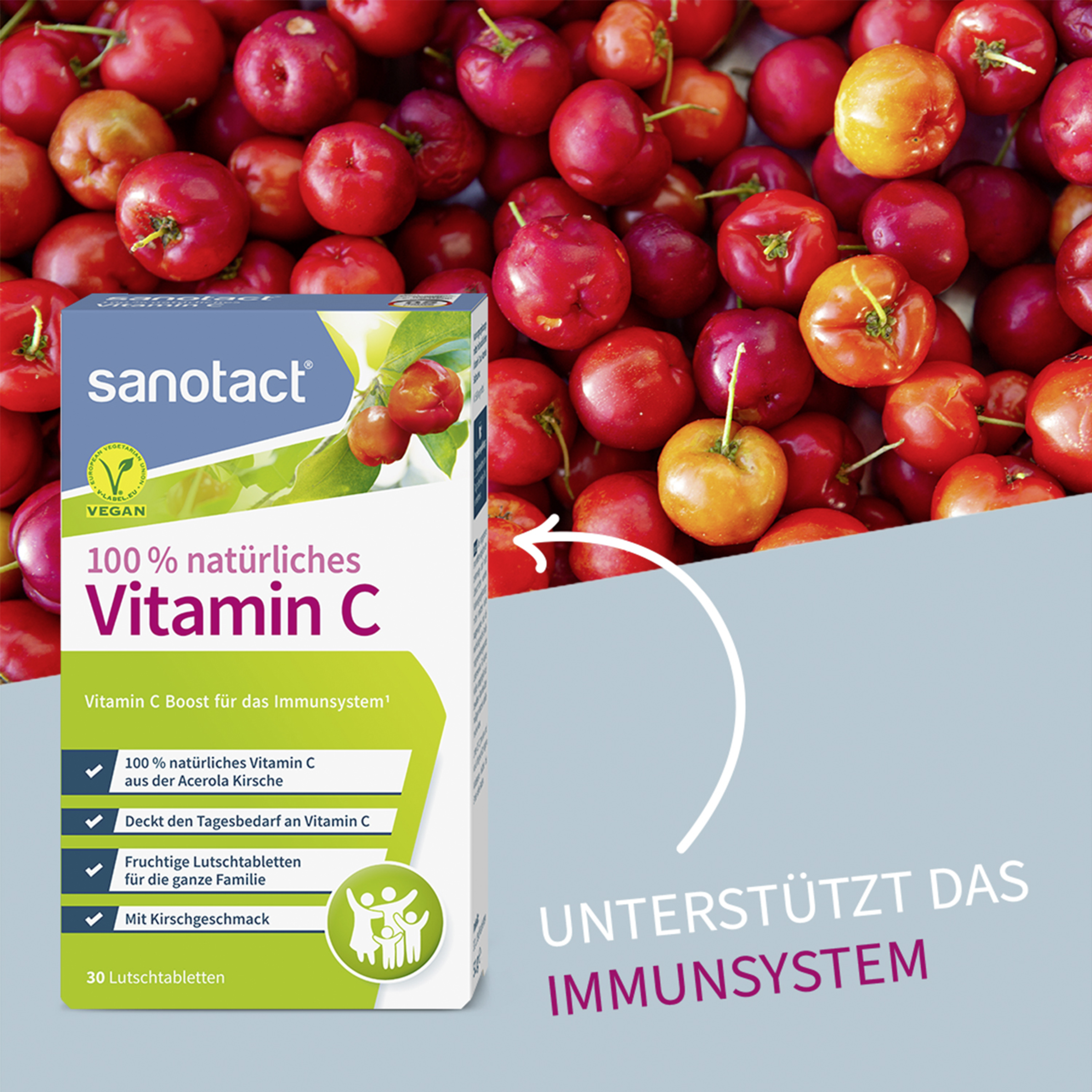 sanotact® 100 % natürliches Vitamin C Lutschtabletten online kaufen ...