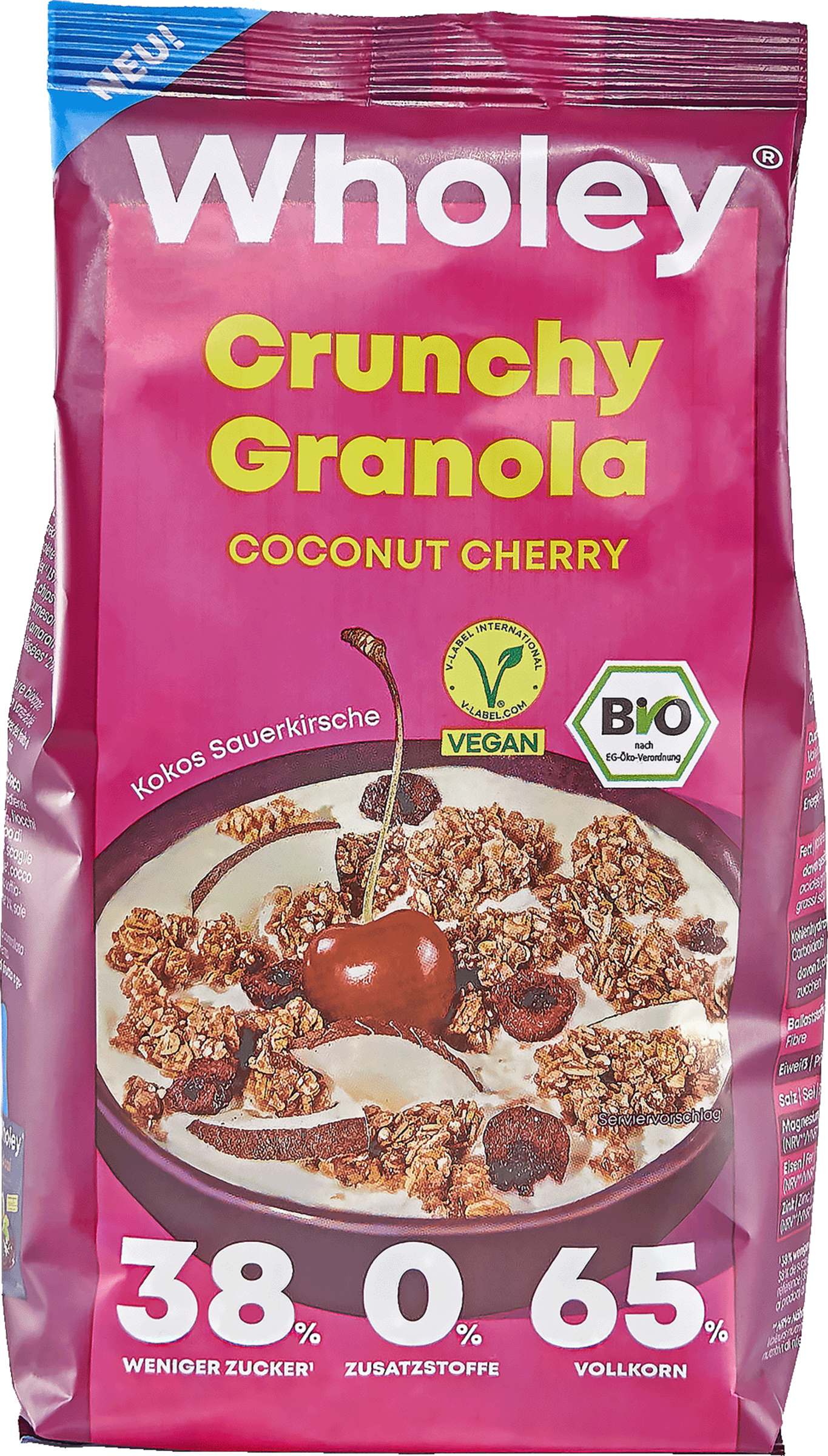 Wholey Bio Crunchy Coconut Cherry Granola online kaufen | rossmann.de