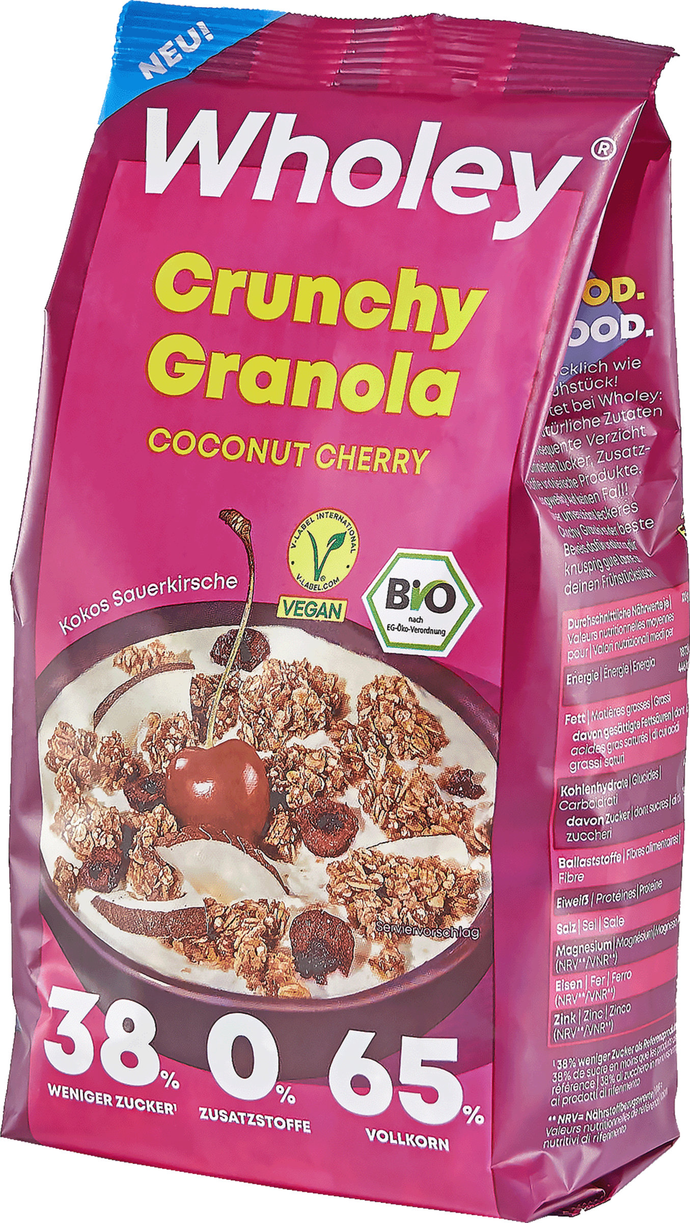 Wholey Bio Crunchy Coconut Cherry Granola online kaufen | rossmann.de