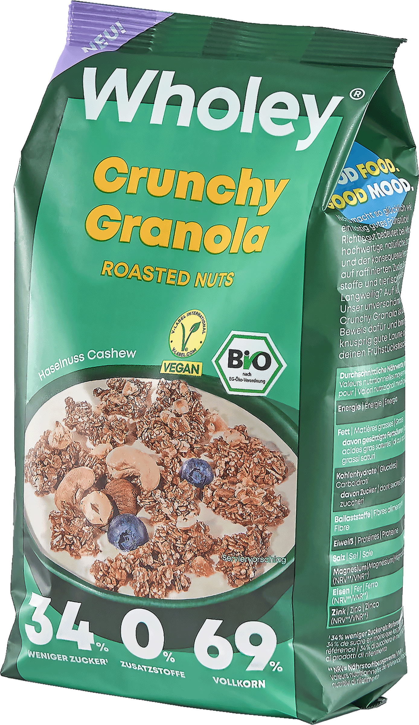 Wholey Bio Crunchy Roasted Nuts Granola online kaufen | rossmann.de
