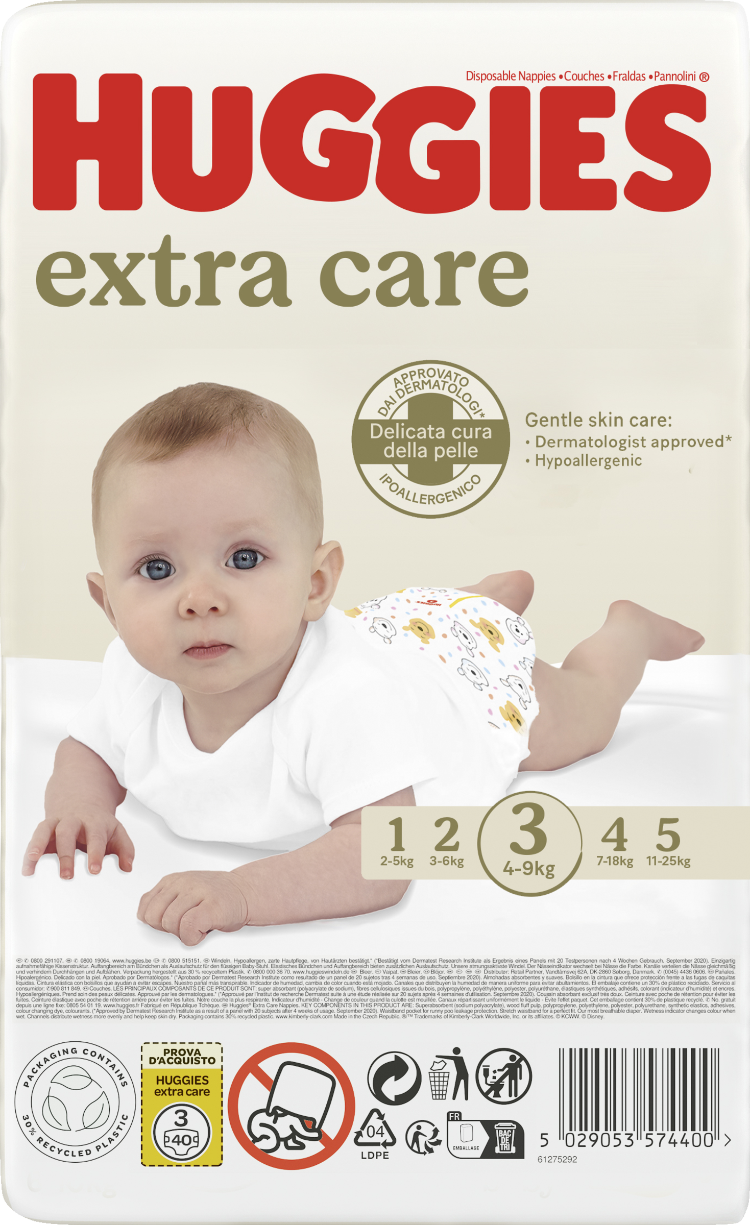 Huggies Extra Care Windeln mit Disney-Design Größe 3 online kaufen ...