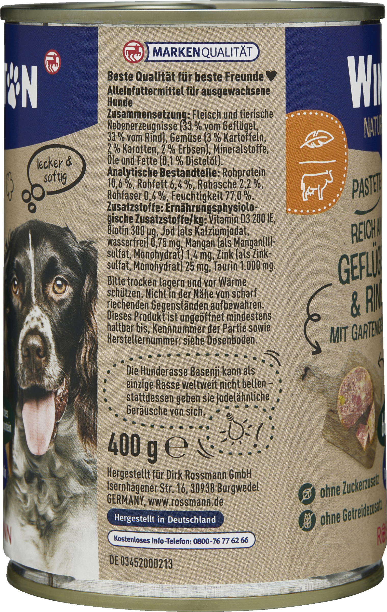 Winston Nature Reich an Geflügel & Rind mit Gartengemüse online kaufen ...