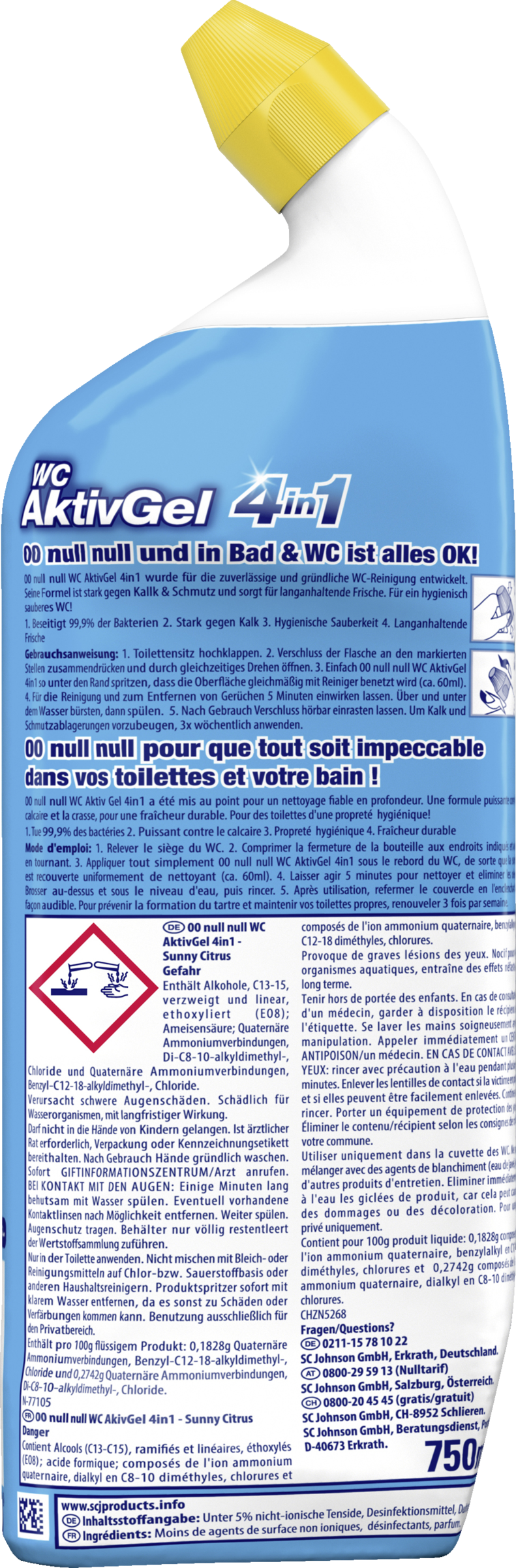 00 Null Null WC-Reiniger AktivGel 4in1 Sunny Citrus online kaufen ...