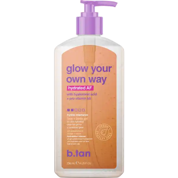 B Tan Glow Your Own Way Hydrated Af Face And Body Self Tan Gel Online