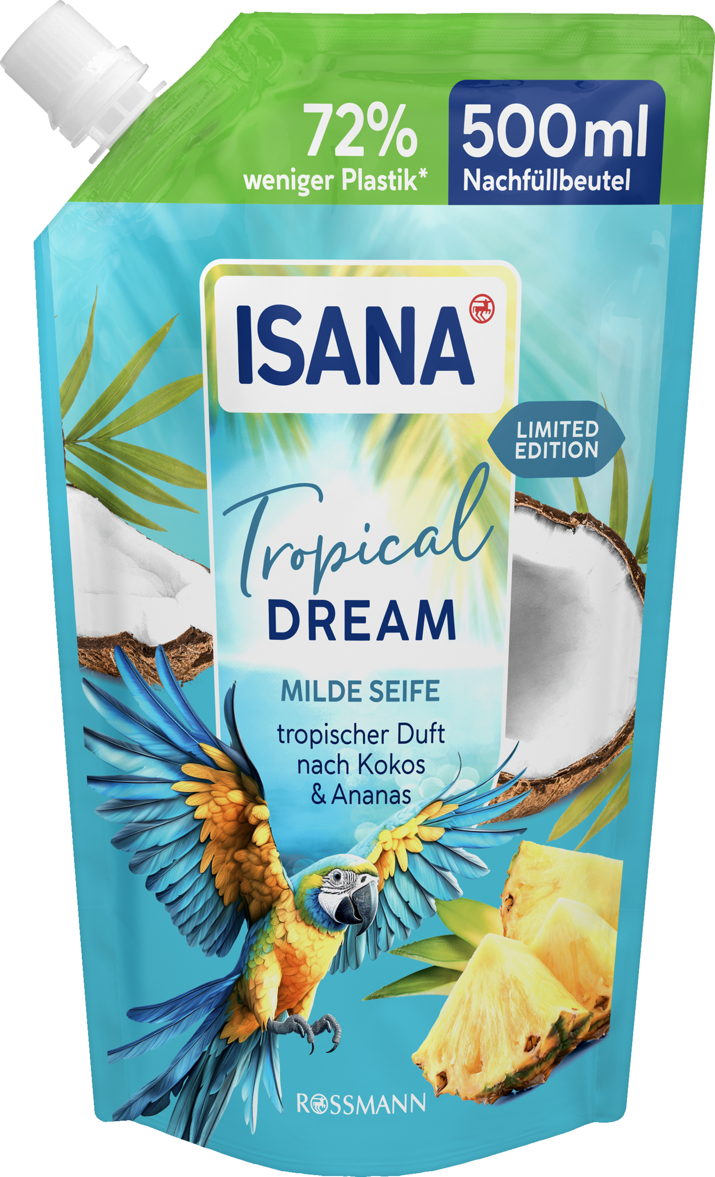 ISANA Milde Seife Tropical Dream Nachfüllbeutel online kaufen | rossmann.de