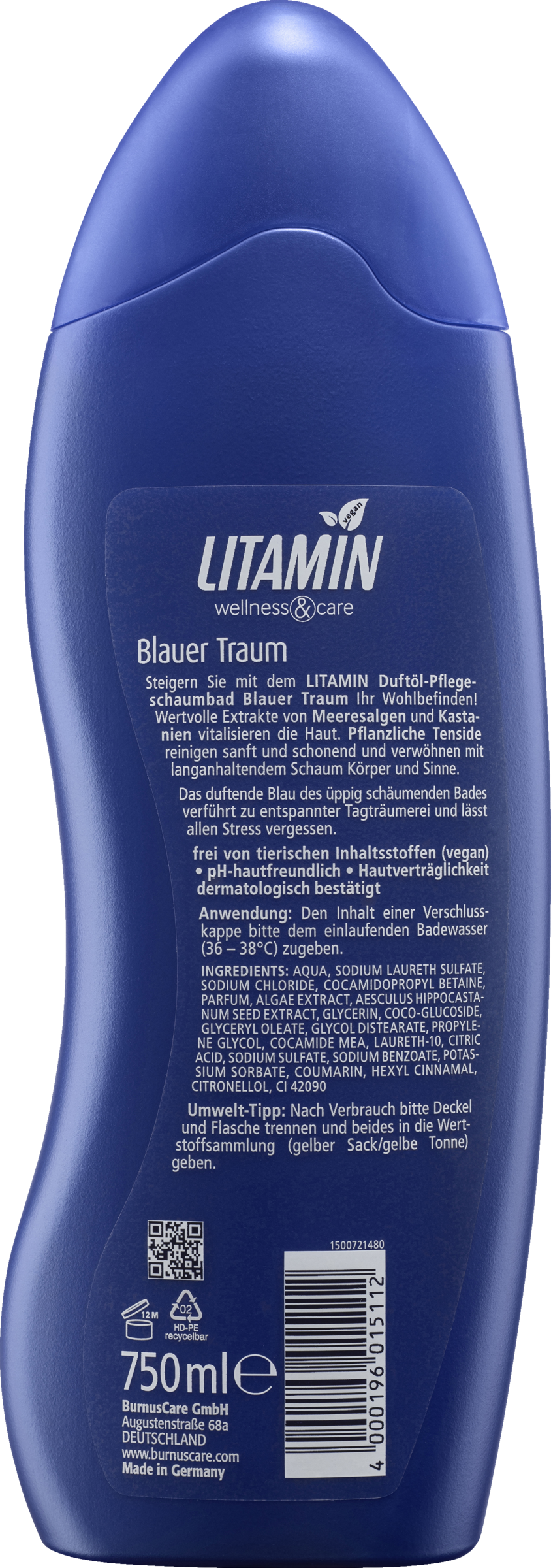 Litamin Wellness & Care Pflege-Schaumbad Blauer Traum online kaufen ...