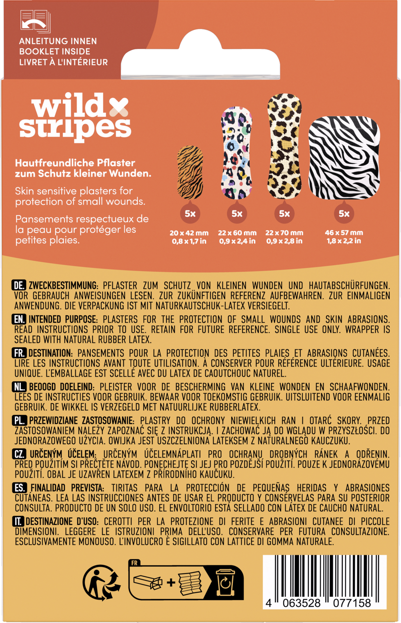 Wild Stripes Pflaster Classic Sensitive Animal online kaufen | rossmann.de