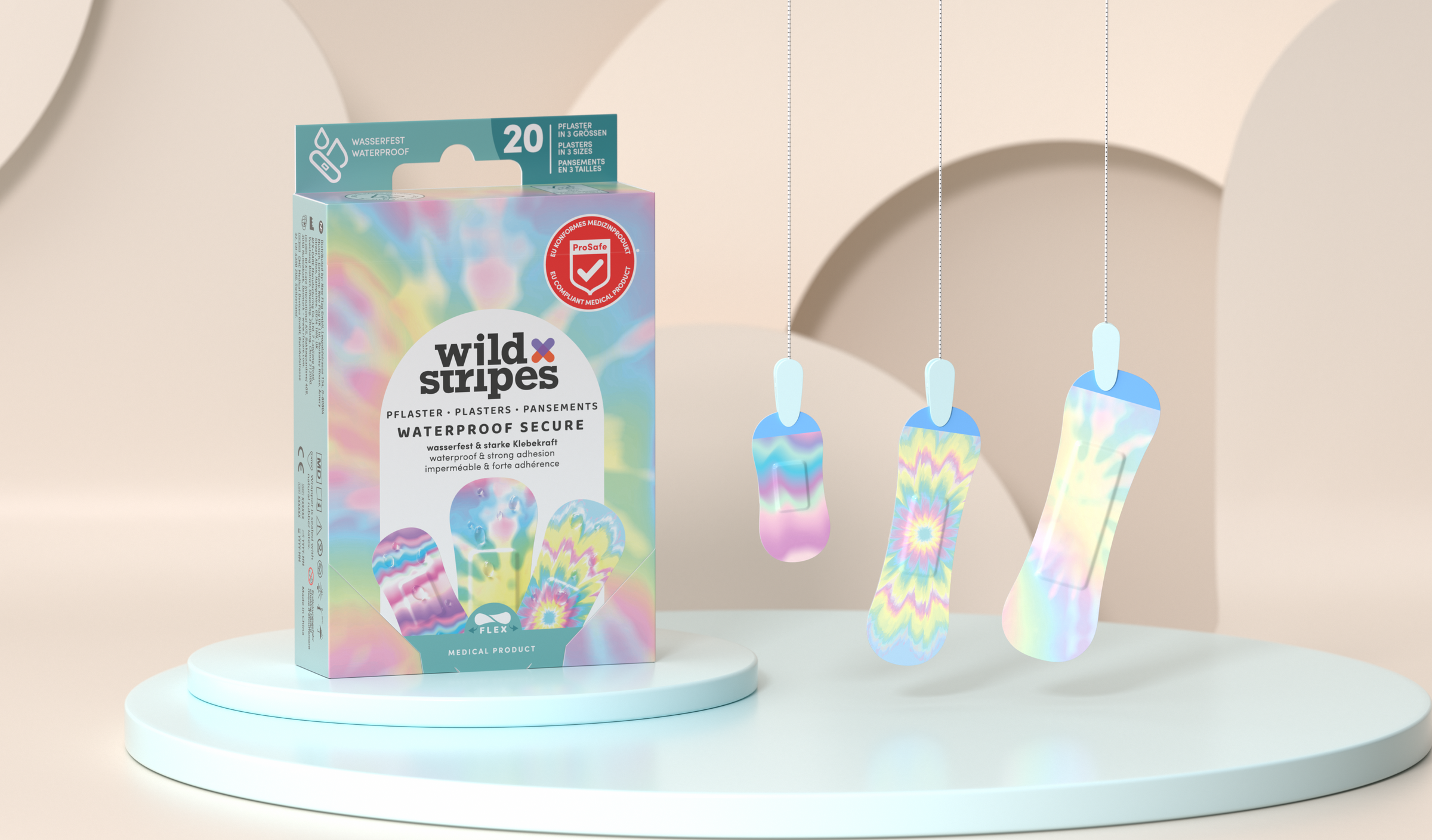 Wild Stripes Pflaster Waterproof Secure Rainbow online kaufen | rossmann.de