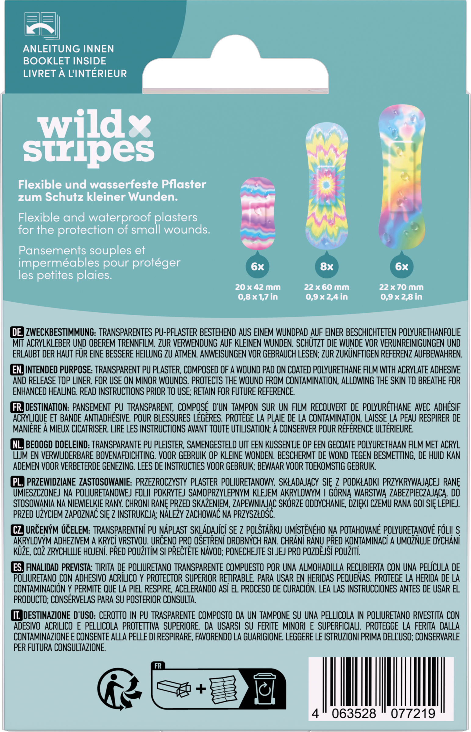 Wild Stripes Pflaster Waterproof Secure Rainbow online kaufen | rossmann.de