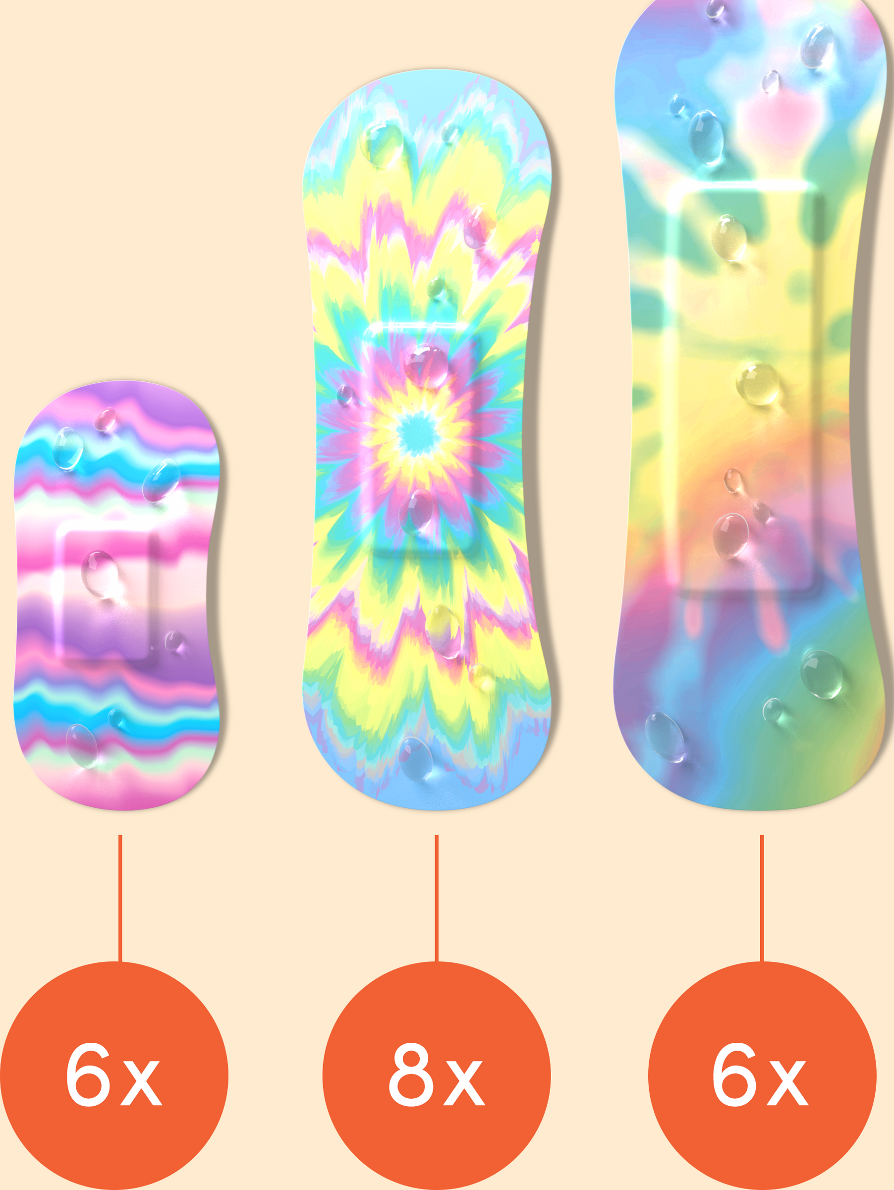 Wild Stripes Pflaster Waterproof Secure Rainbow online kaufen | rossmann.de