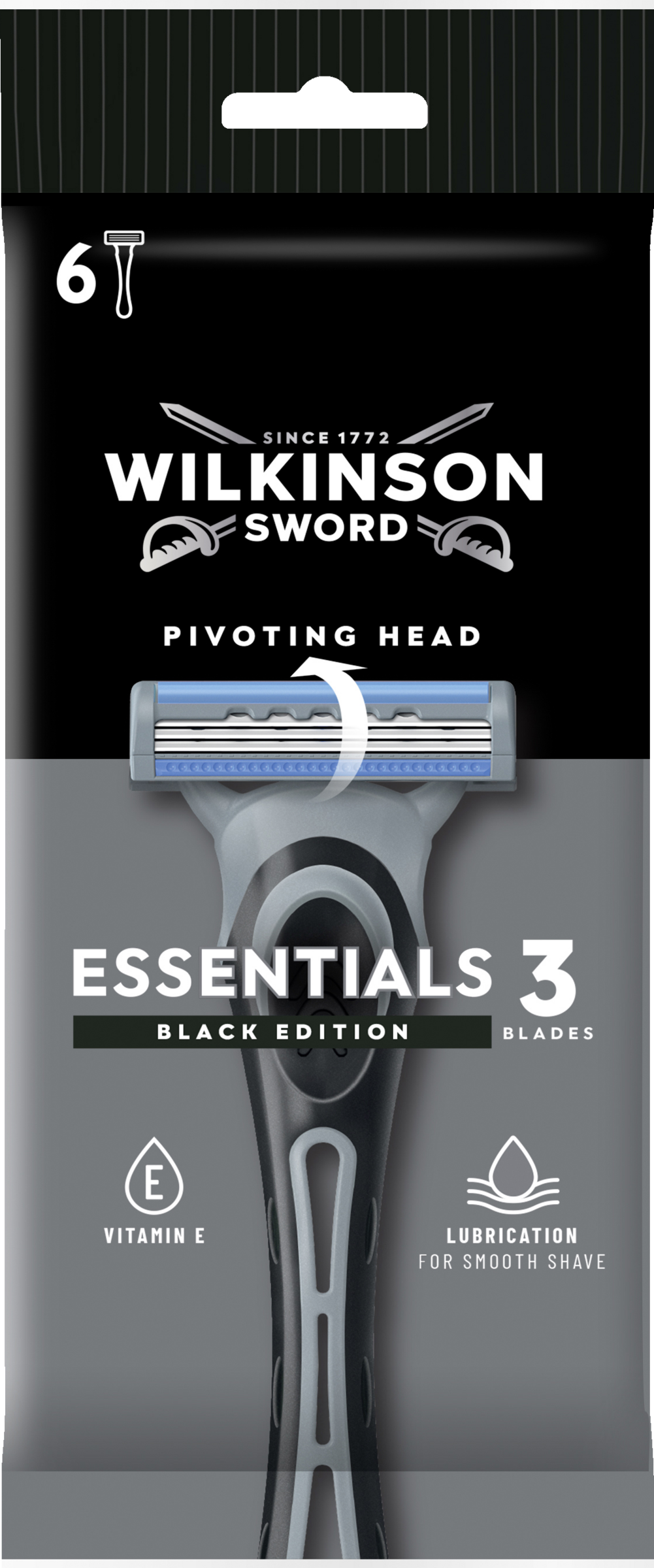 Wilkinson Sword Essentials 3 black edition Einwegrasier online kaufen ...