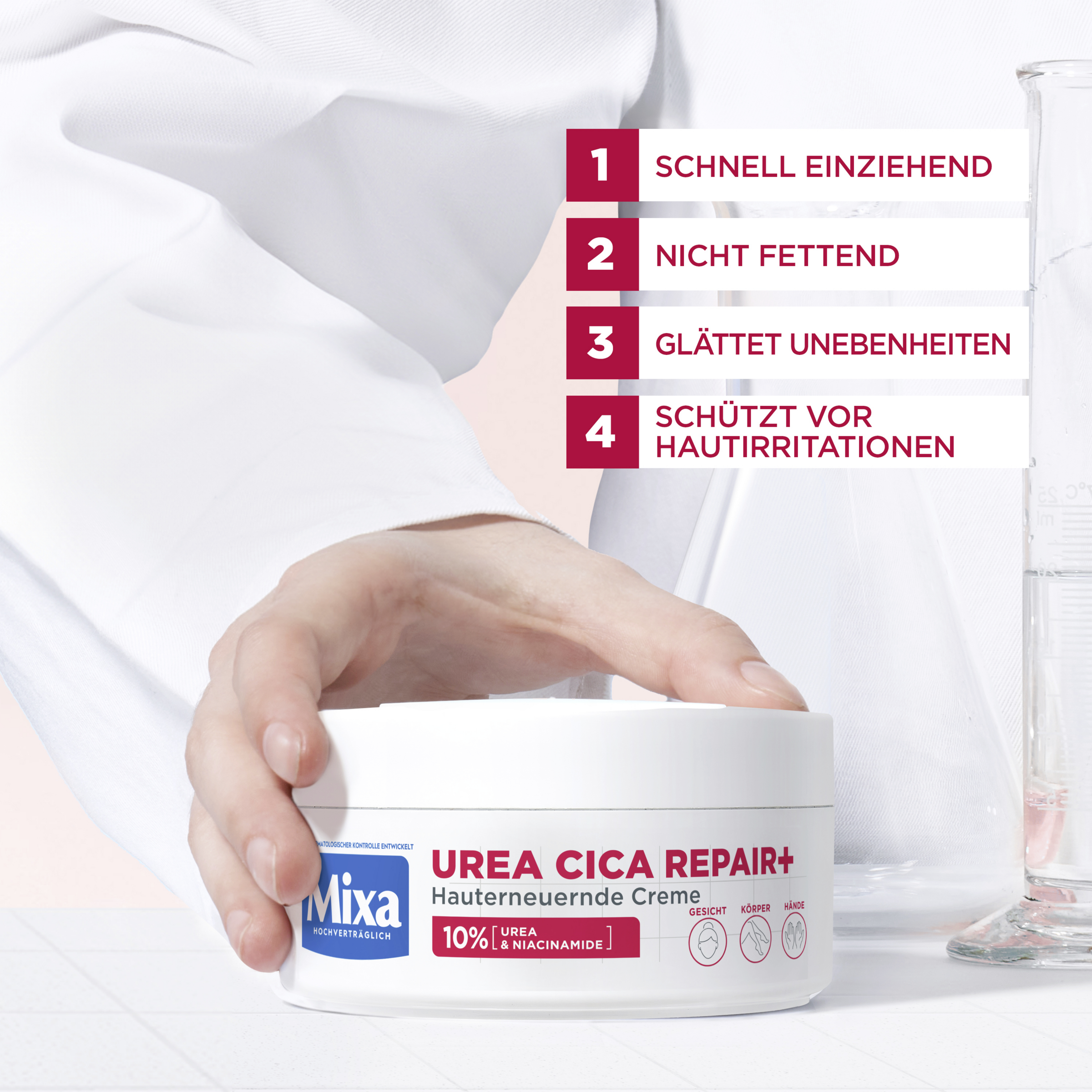 Mixa Urea Cica Repair+ Hauterneuernde Creme online kaufen | rossmann.de