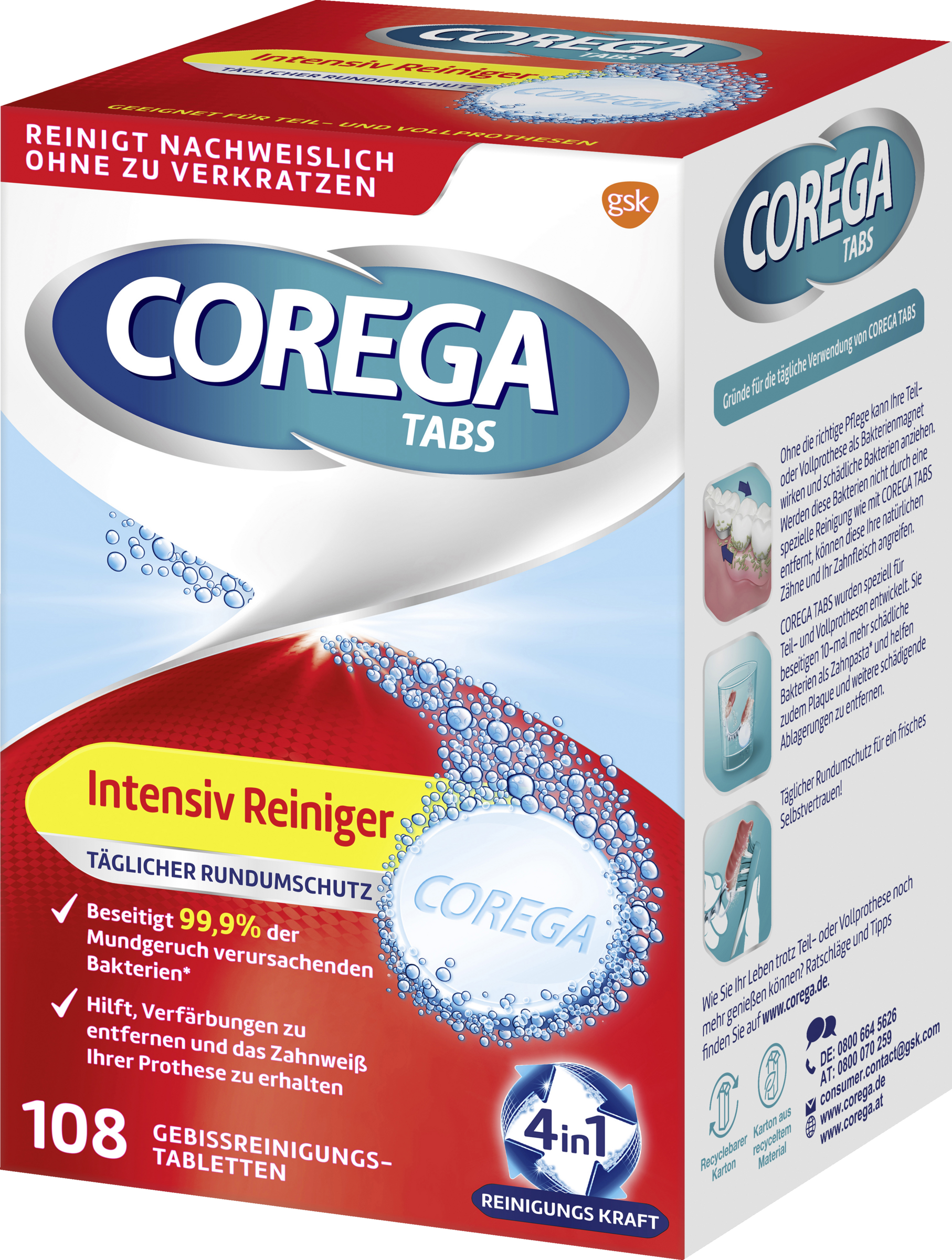 Corega TABS Intensiv Reiniger | rossmann.de