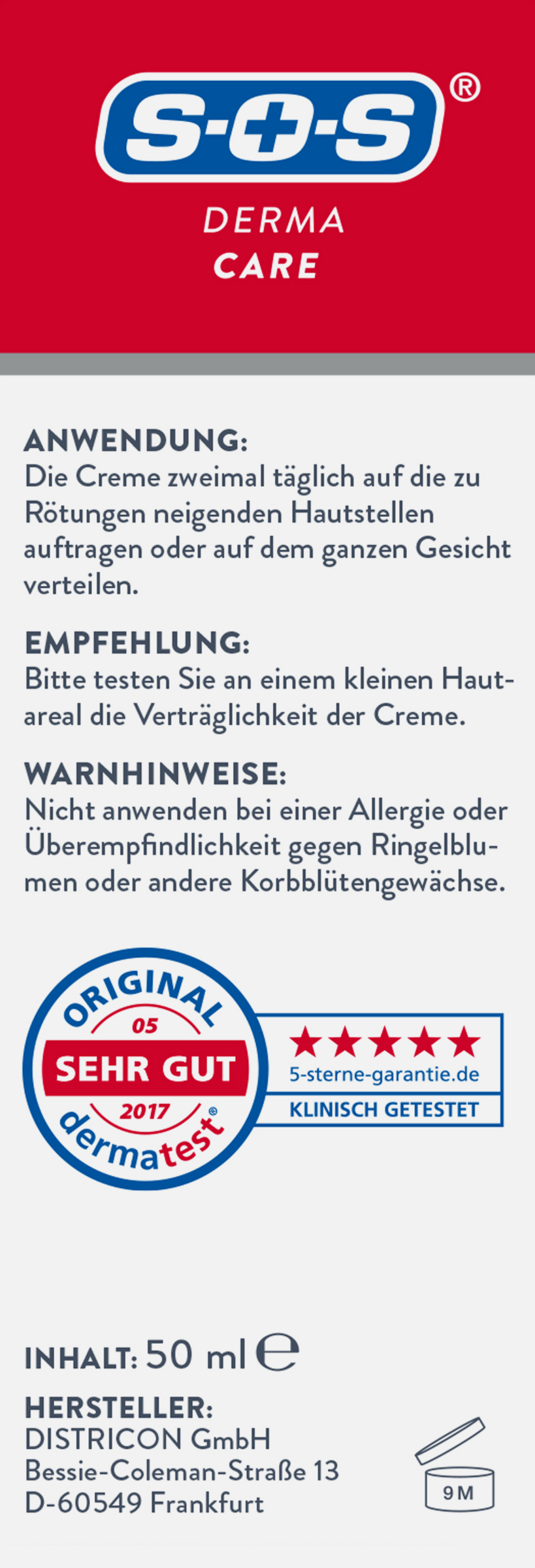 SOS Derma Care Anti-Rötungen Gesichtscreme Akut online kaufen | rossmann.de